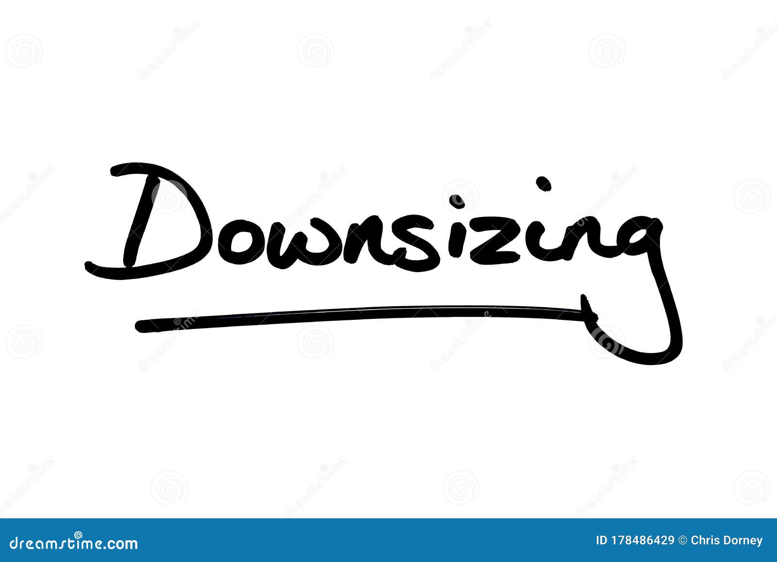 Downsizing stock illustration. Illustration of business - 178486429