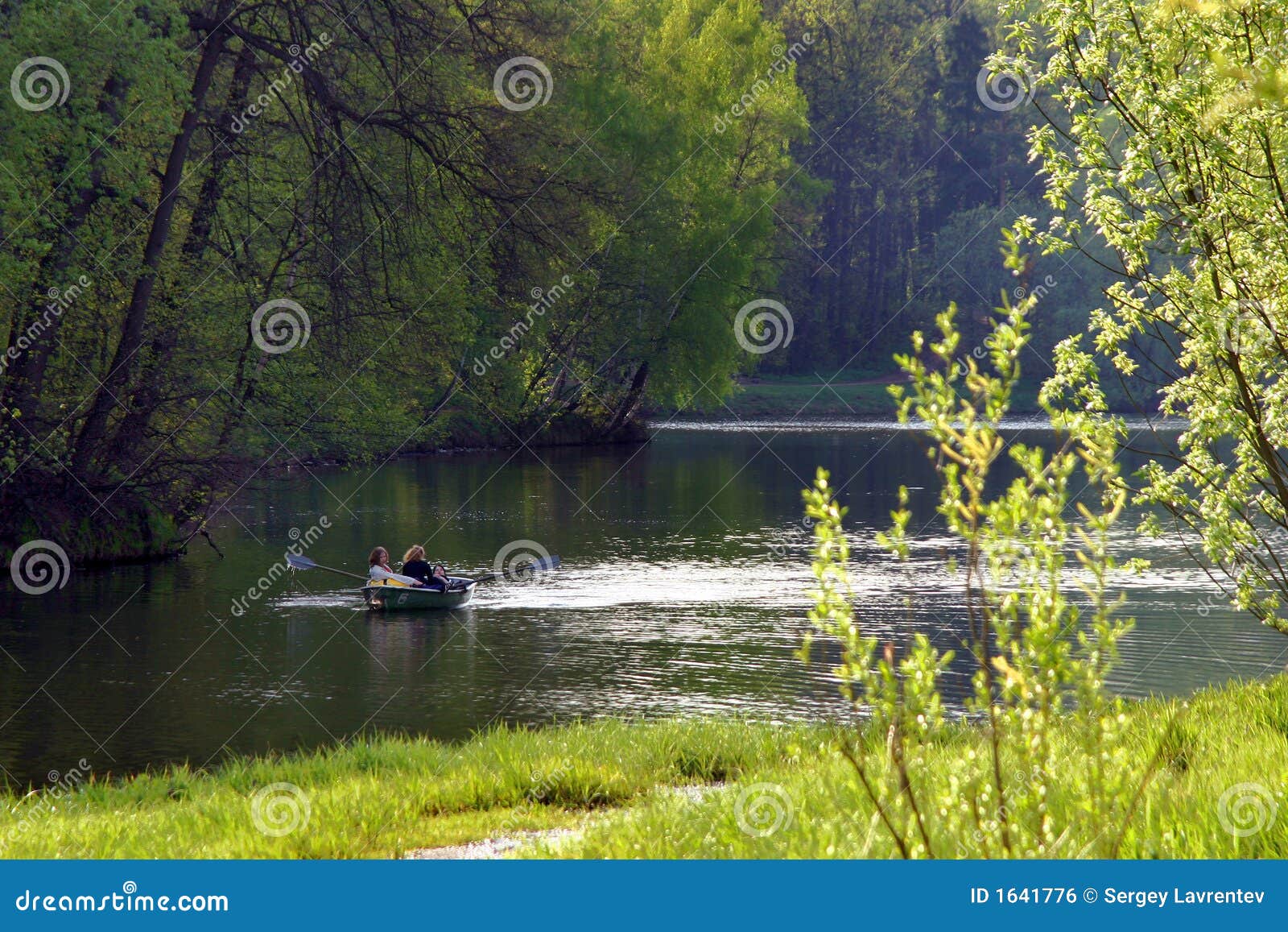 Downstream stock photo. Image of nautical, vacation, speed - 1641776