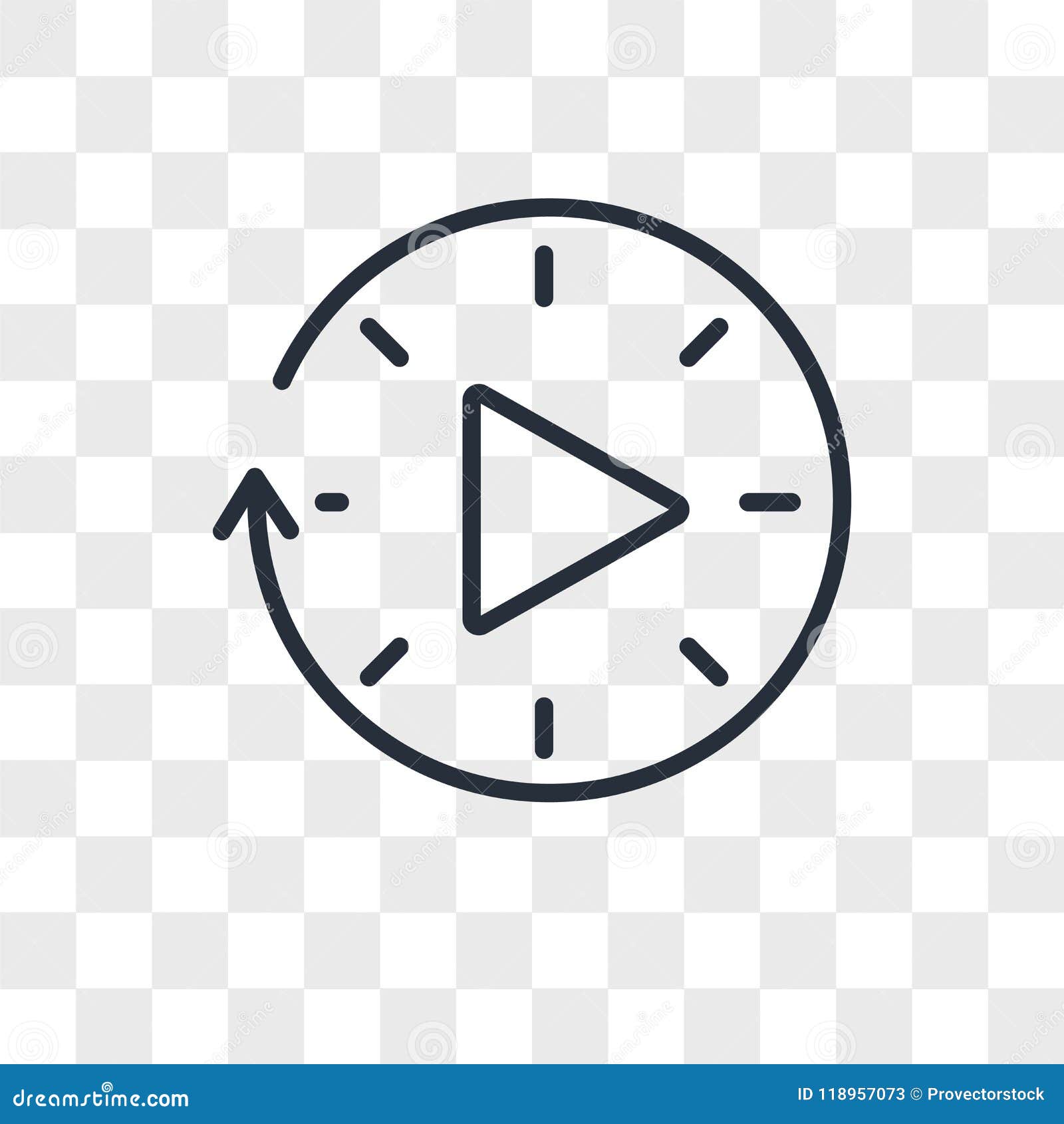 Downtime Vector Icon Isolated on Transparent Background, Downtime Logo ...