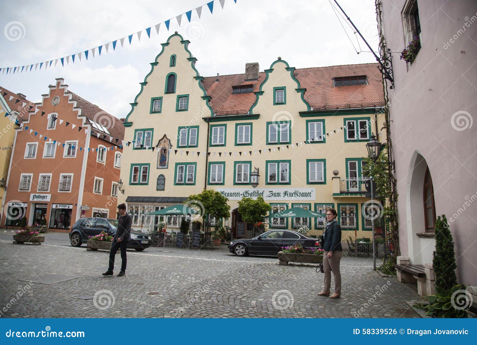 Downtown Abensberg editorial photo. Image of abensberg - 58339526