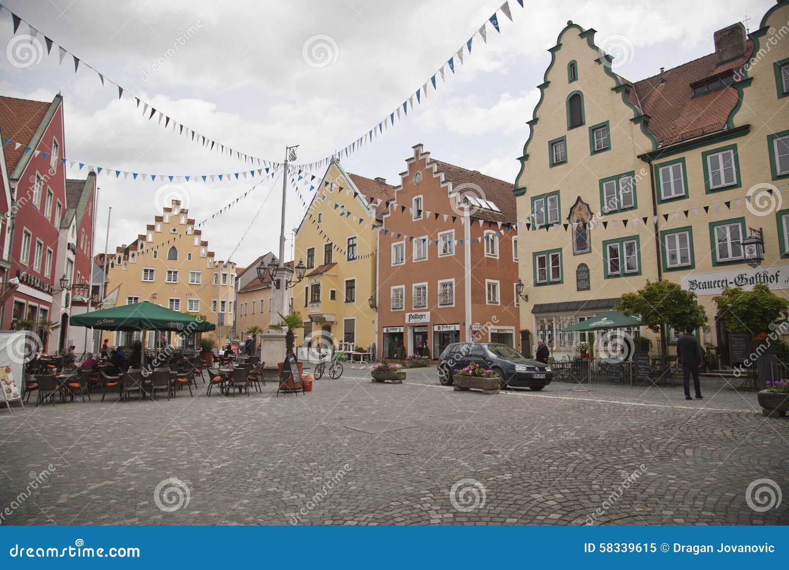Downtown Abensberg editorial image. Image of germany - 58339615