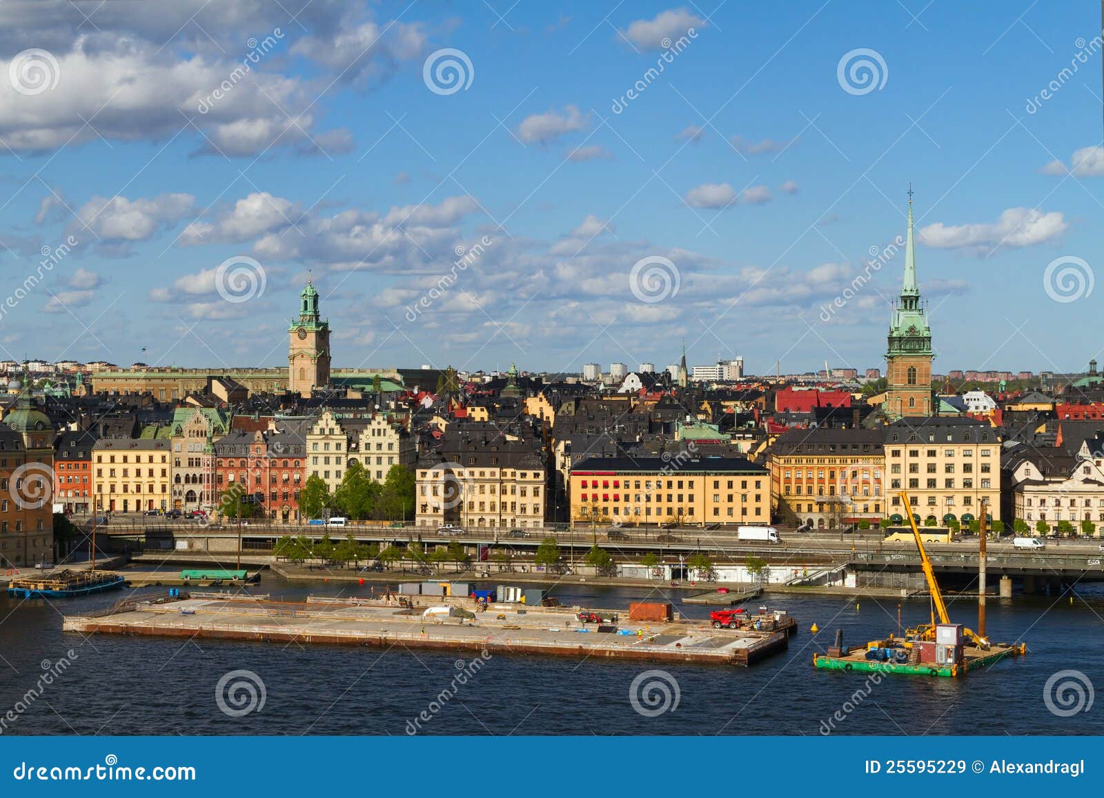 Downtown area of Stockholm stock image. Image of historical - 25595229