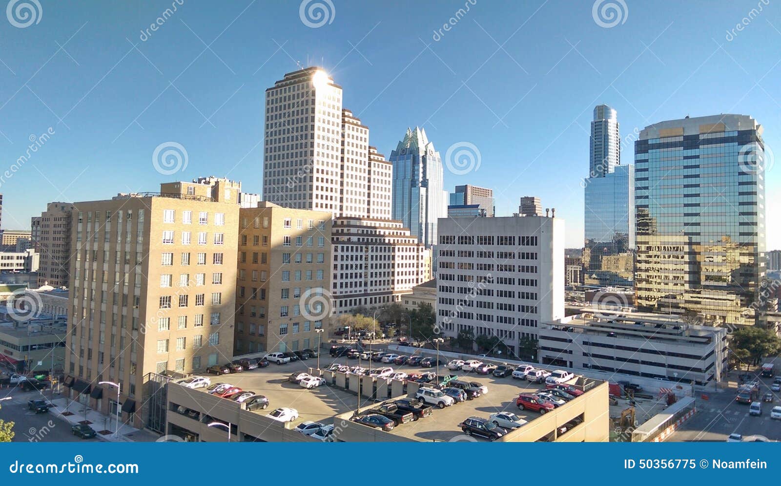 Downtown Austin editorial image. Image of buildings, parking - 50356775
