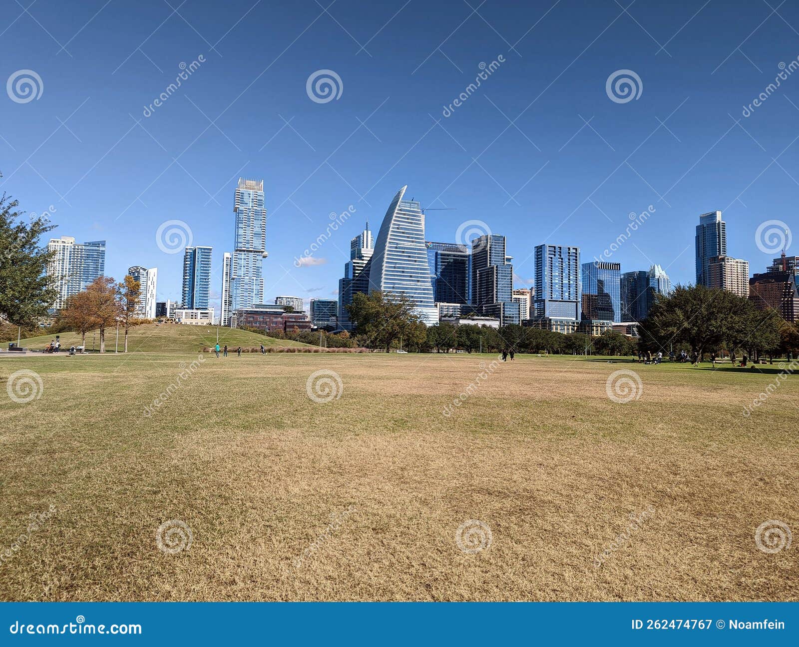 Downtown Austin Skyline on a Nice Clear Day Editorial Photography ...