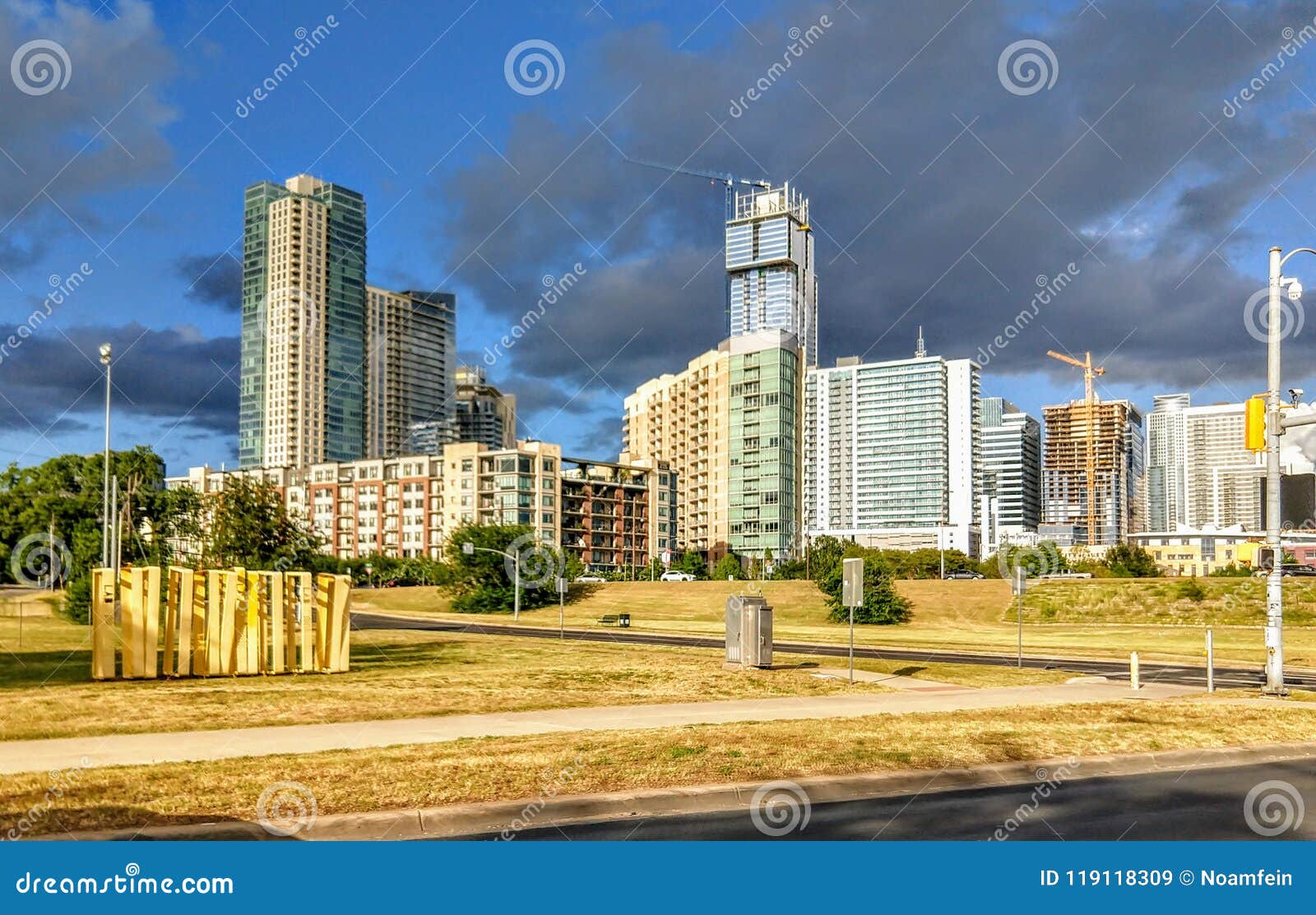Downtown Austin Texas editorial stock image. Image of austin - 119118309
