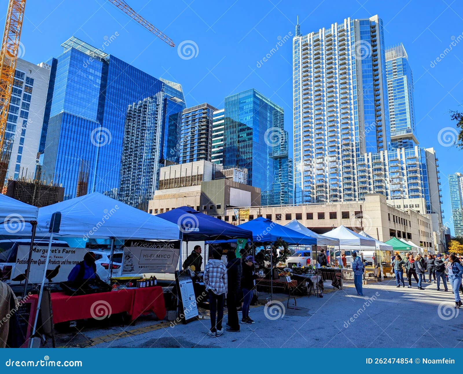 Downtown Austin Skyline on a Nice Clear Day Editorial Stock Image ...