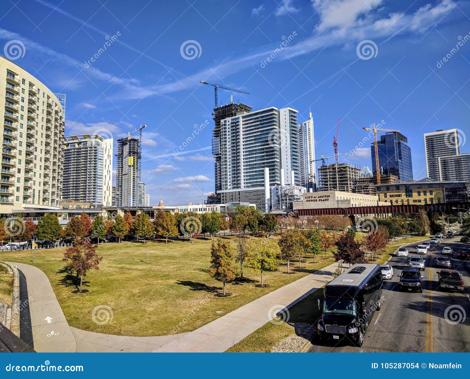 Downtown Austin TX editorial stock image. Image of america - 105287054