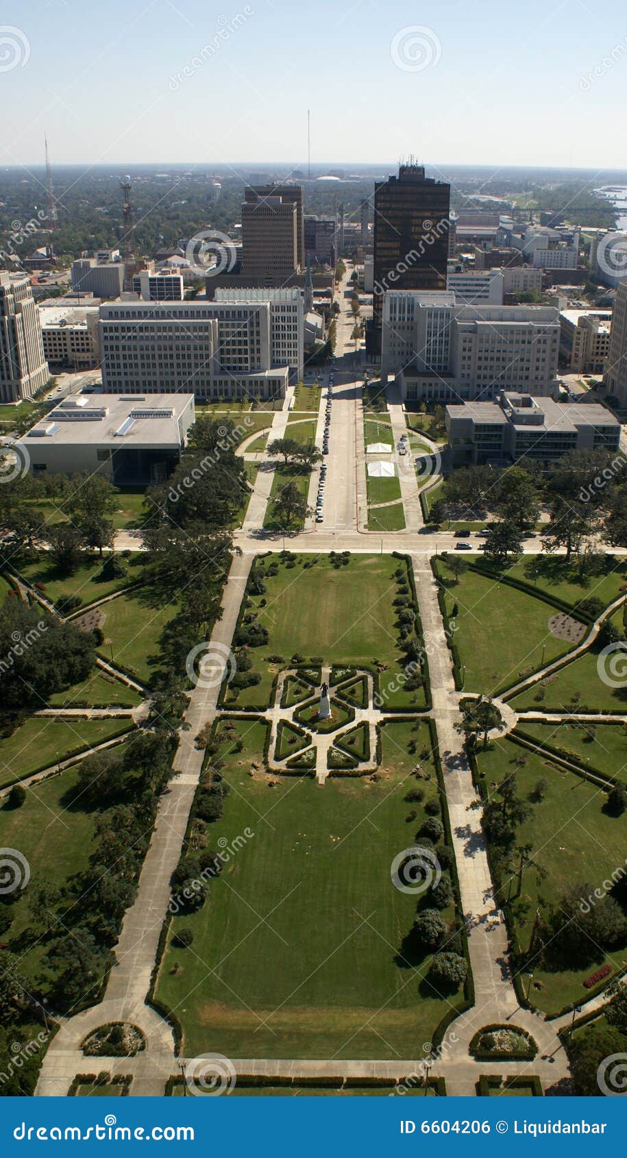 Downtown Baton Rouge stock photo. Image of baton, line - 6604206