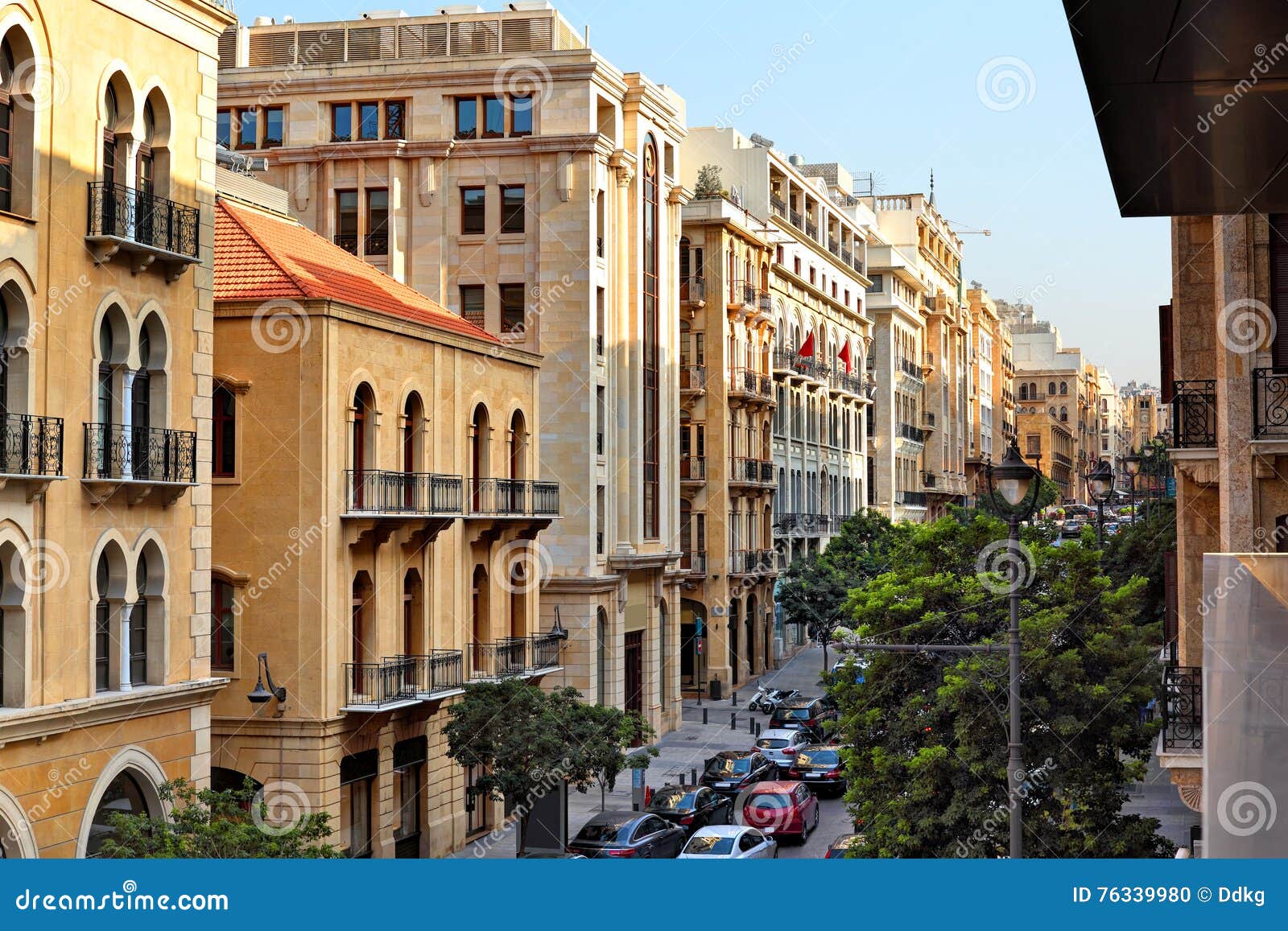 Downtown Beirut, Lebanon stock photo. Image of tourist - 76339980