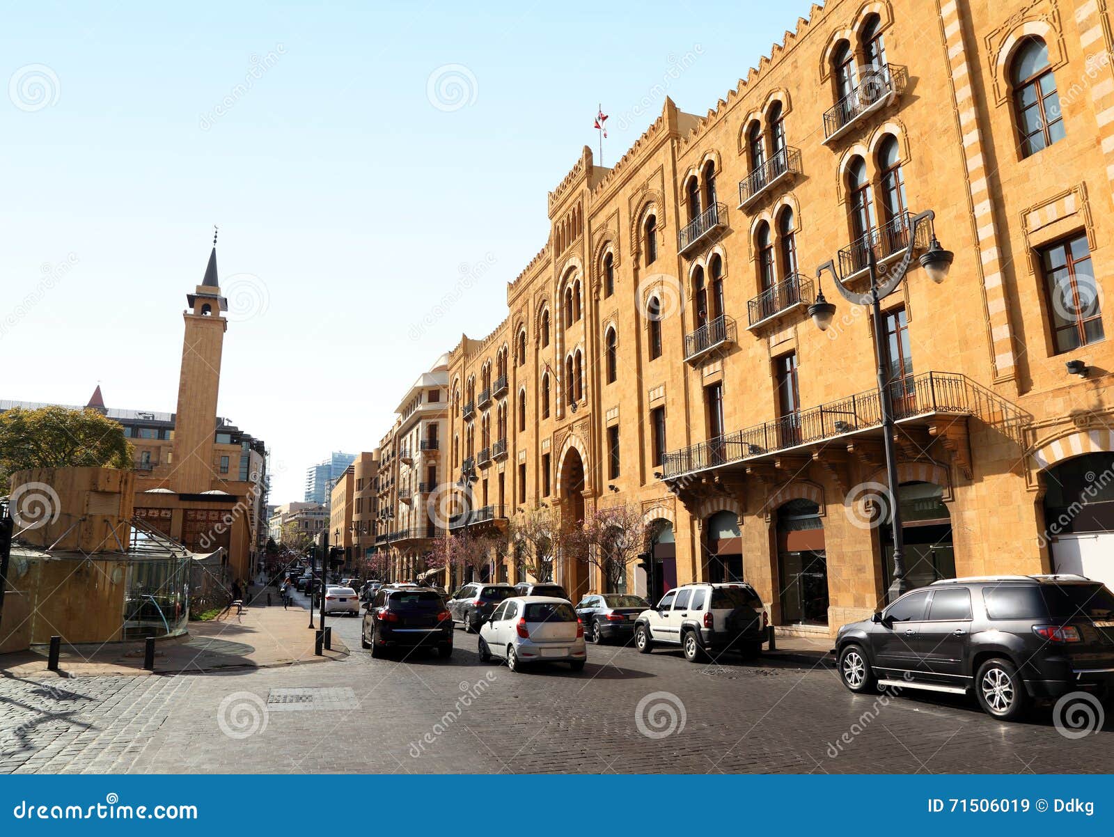 Downtown Beirut- Life in the City Stock Image - Image of famous, urban ...