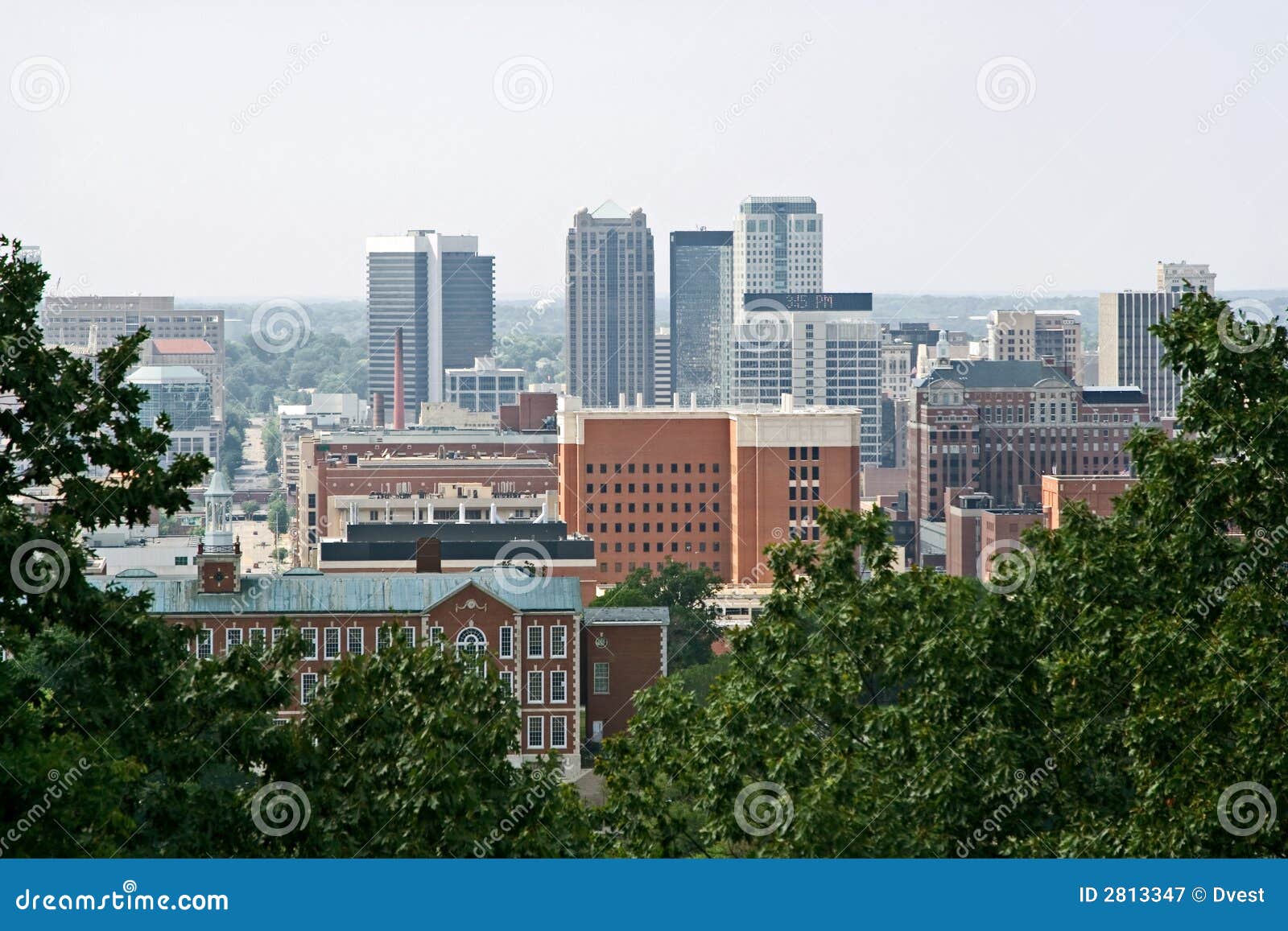 Downtown Birmingham stock image. Image of city, gulf, view - 2813347