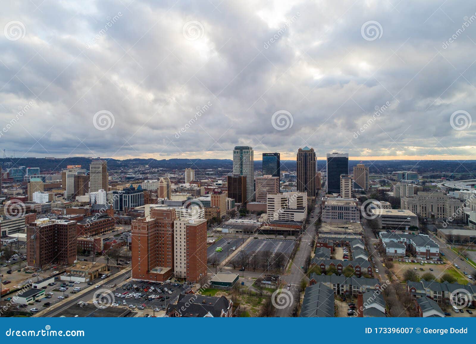 Downtown Birmingham Alabama Stock Image - Image of downtown, travel ...