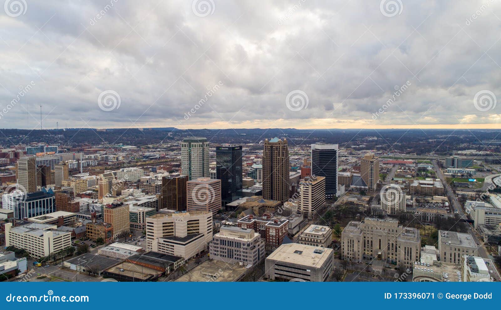 Downtown Birmingham Alabama Stock Image - Image of downtown, tourism ...