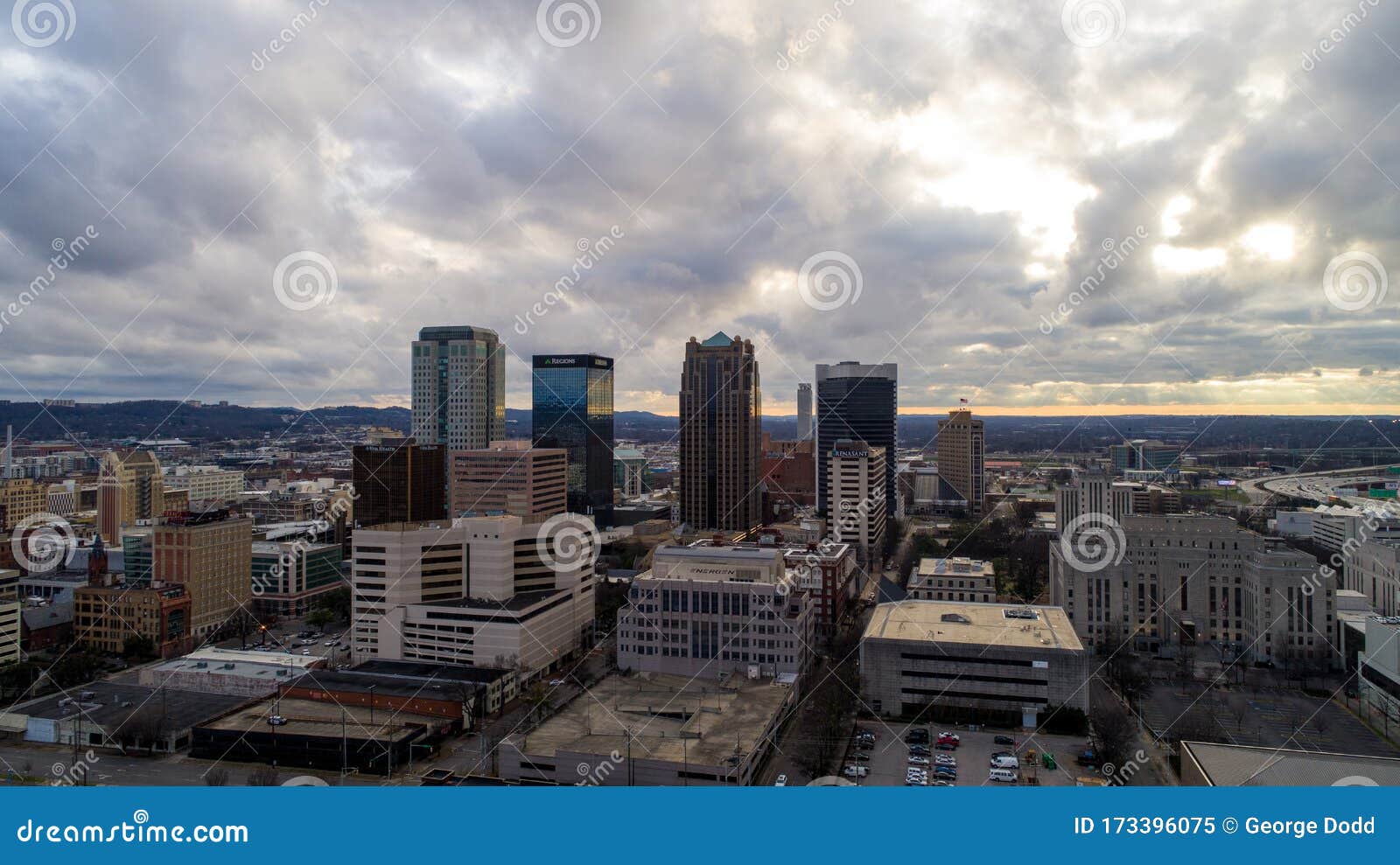 Downtown Birmingham Alabama Stock Image - Image of town, birmingham ...