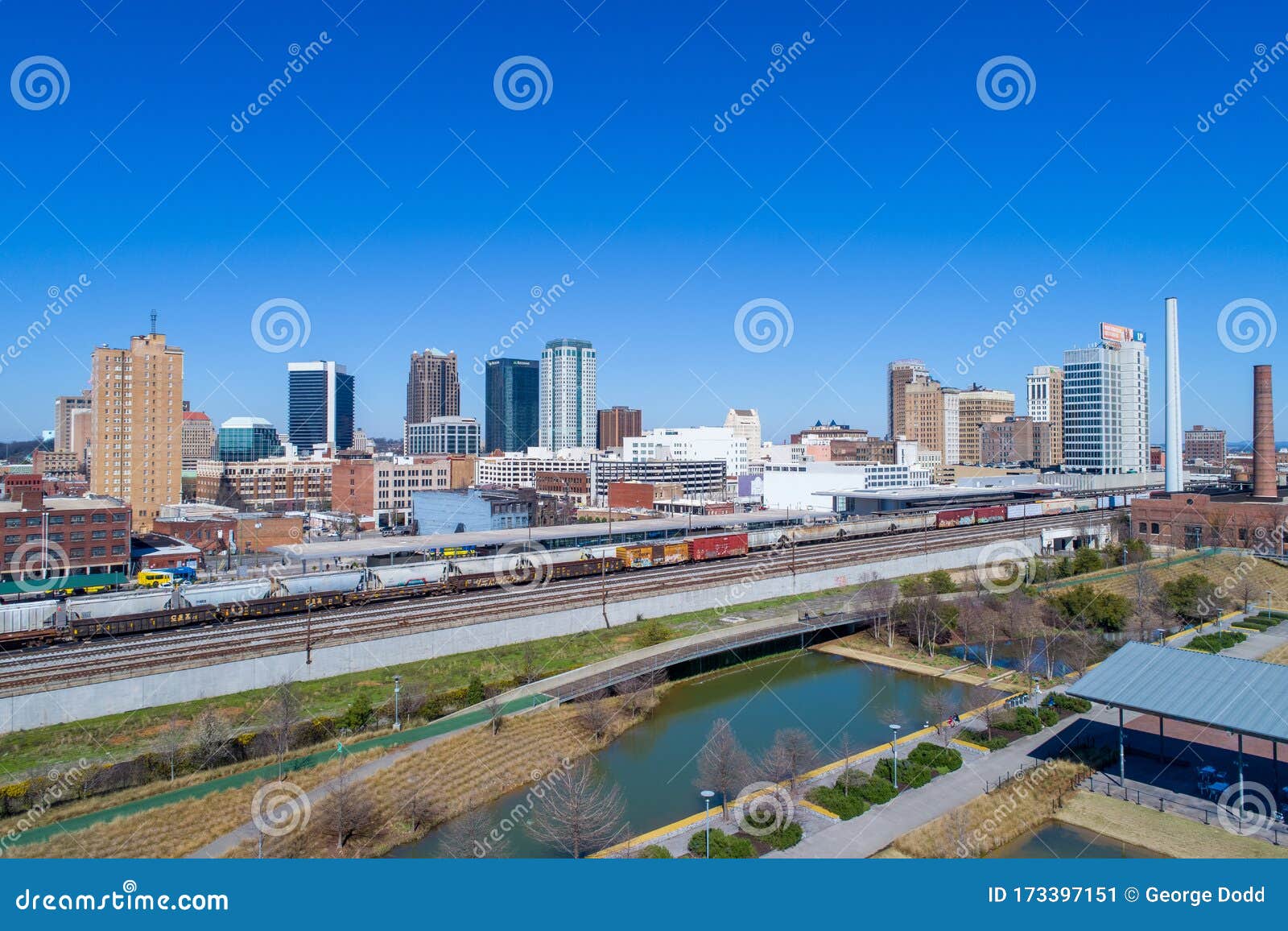 Downtown Birmingham Alabama Editorial Photo - Image of tourism ...