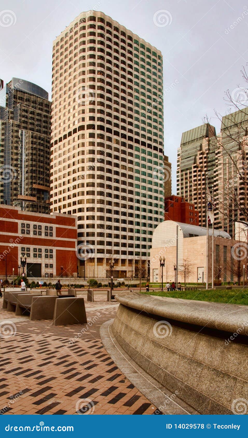 Downtown Boston Architecture Stock Photo - Image of greenway ...