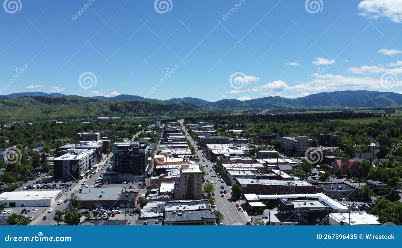 Downtown Bozeman, Montana stock image. Image of bozeman - 267596435