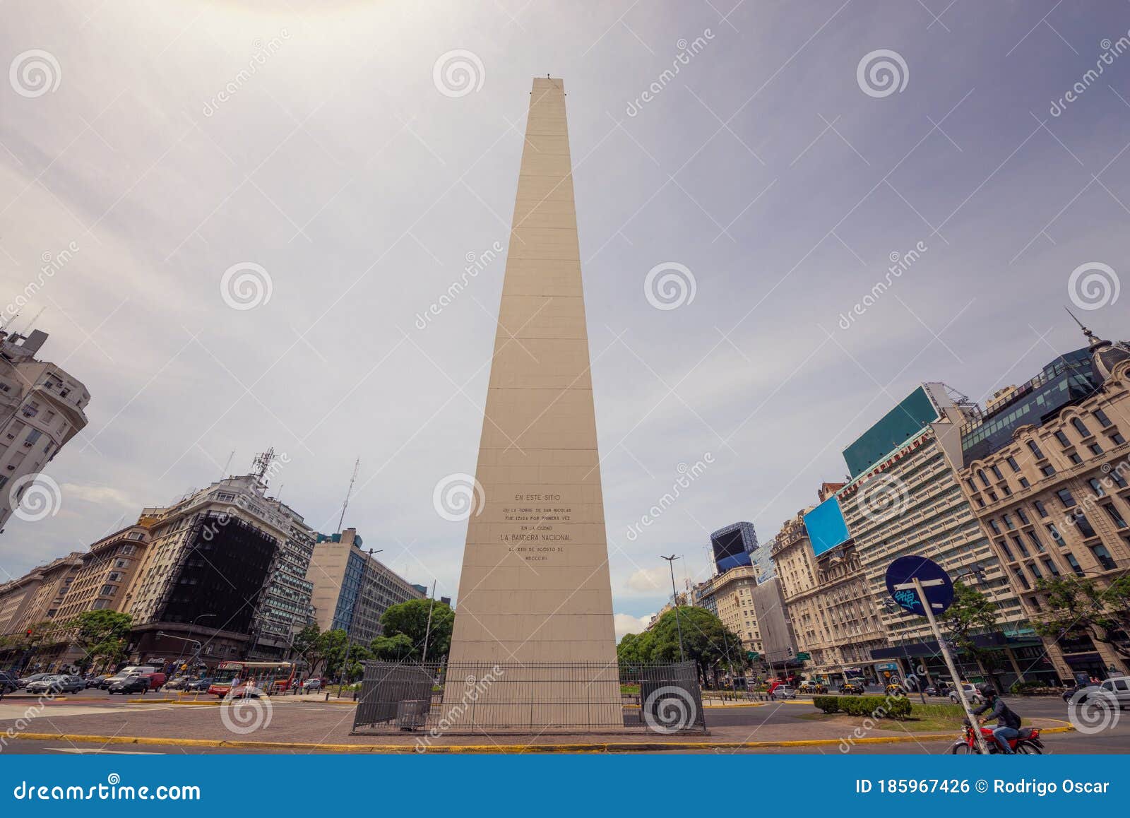 Downtown of Buenos Aires Obelisk Argentina Editorial Photo - Image of ...