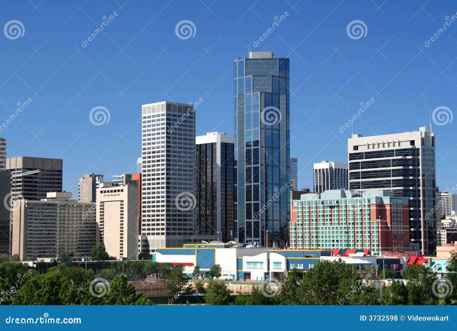 Downtown Calgary stock photo. Image of financial, landmark - 3732598