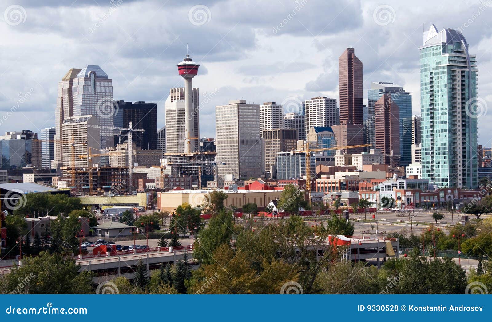 Downtown Calgary stock photo. Image of tour, city, sight - 9330528