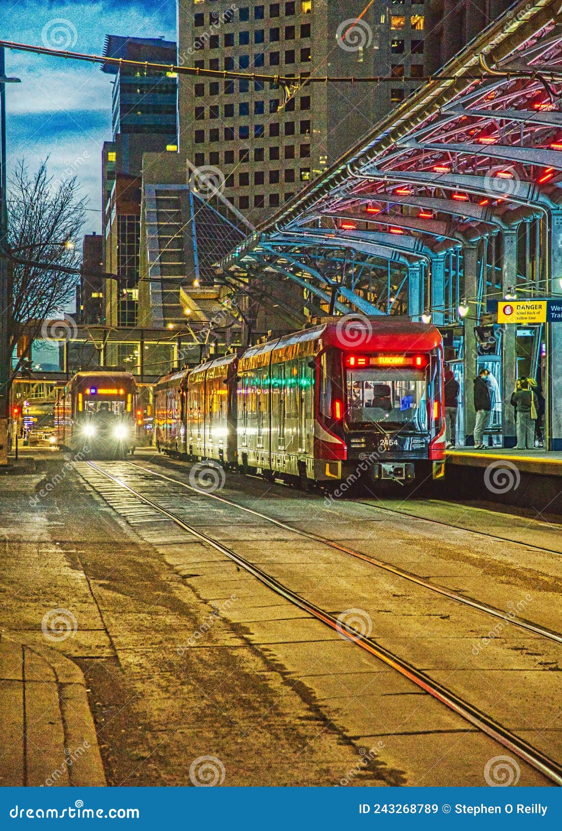 Downtown Calgary Transit System Editorial Photo | CartoonDealer.com ...