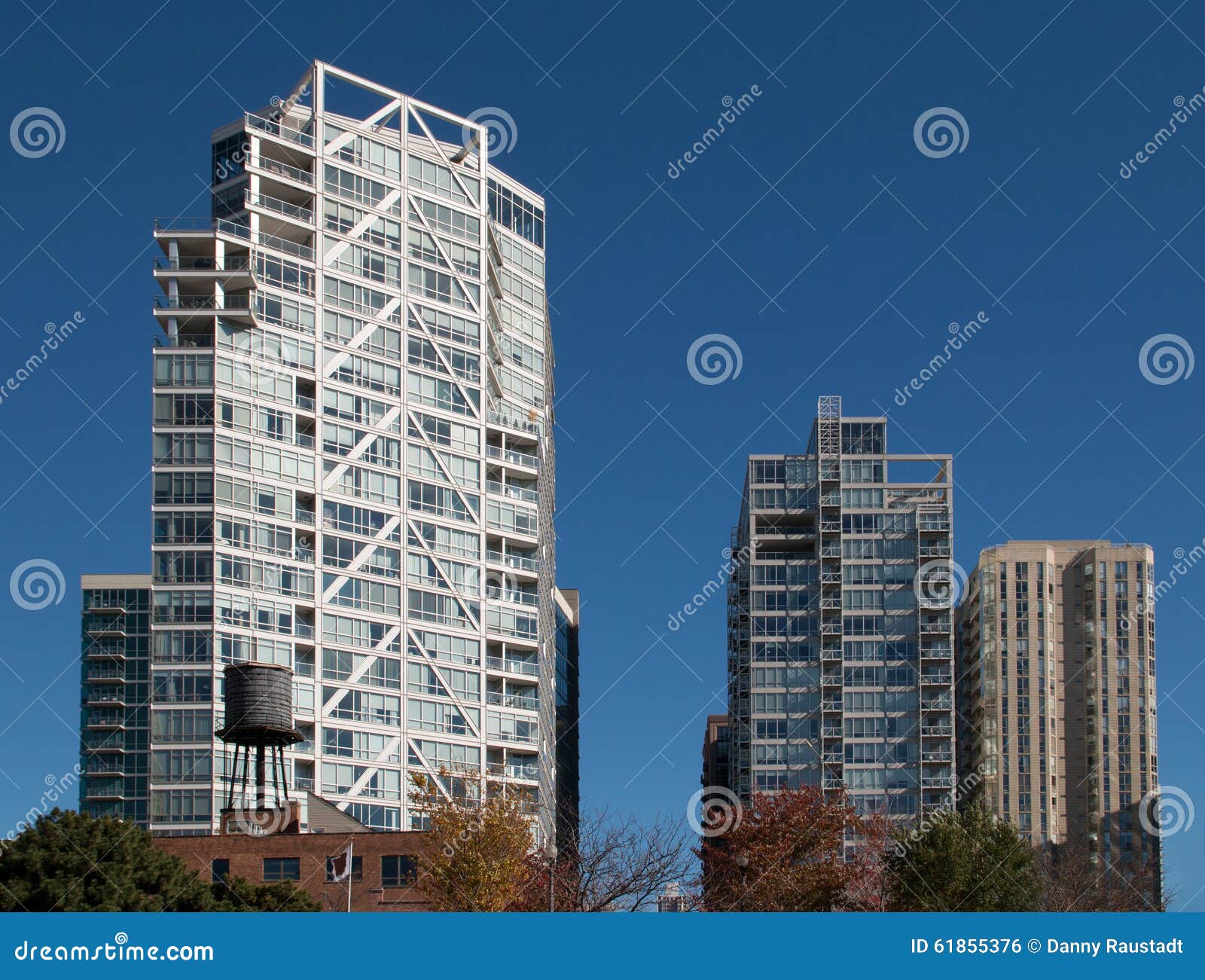 Downtown Chicago Apartment Buildings Stock Photo - Image of ...