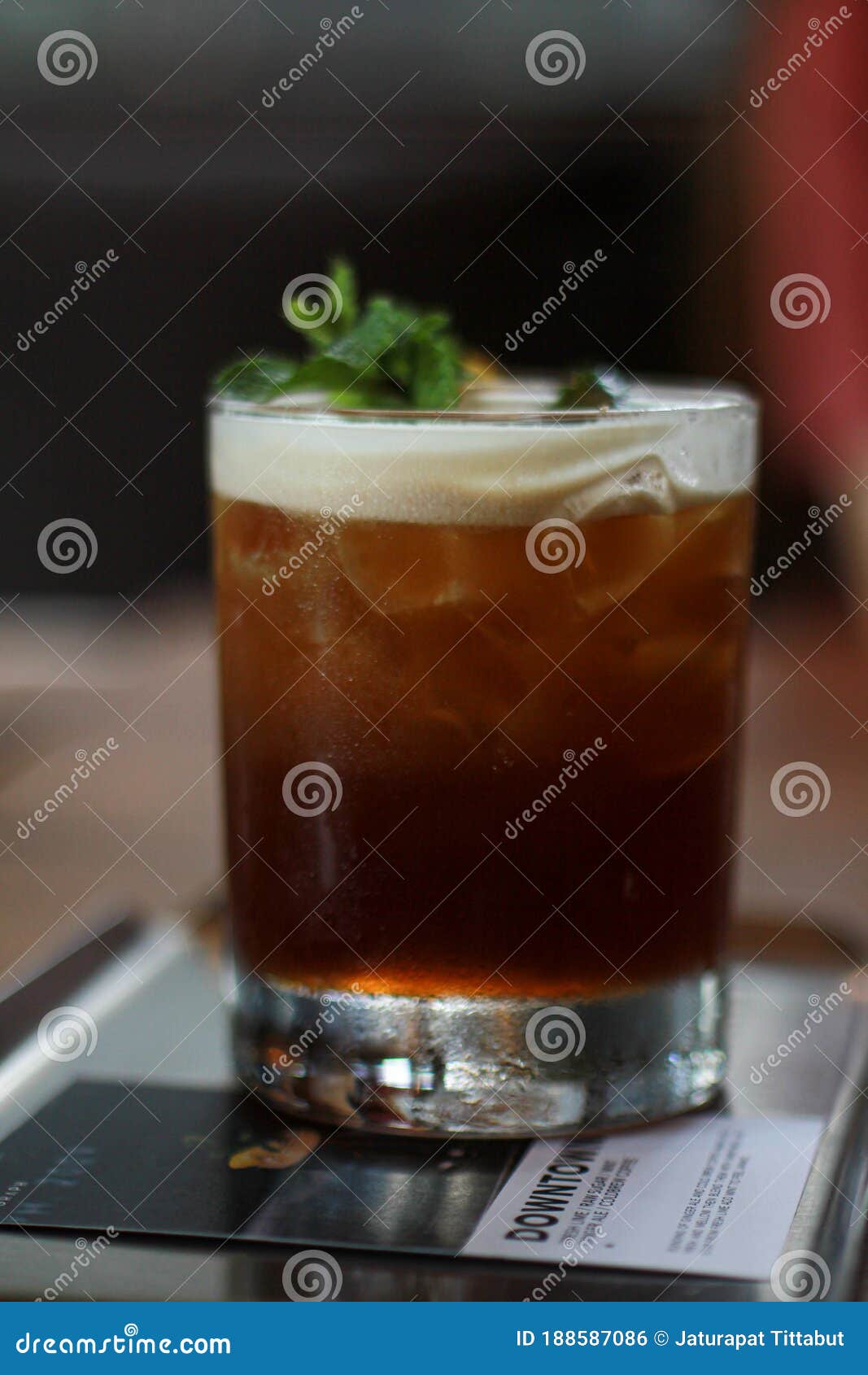 Downtown Cold Brew Coffee Refresh Stock Photo - Image of back, cold ...