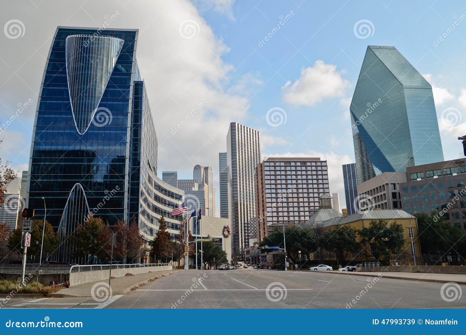 Downtown Dallas Texas. editorial stock image. Image of cityscape - 47993739
