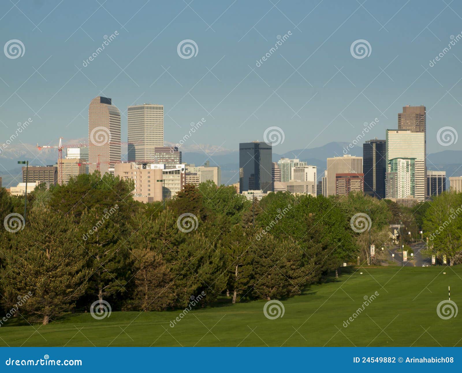 Downtown Denver stock photo. Image of historic, cityscape - 24549882