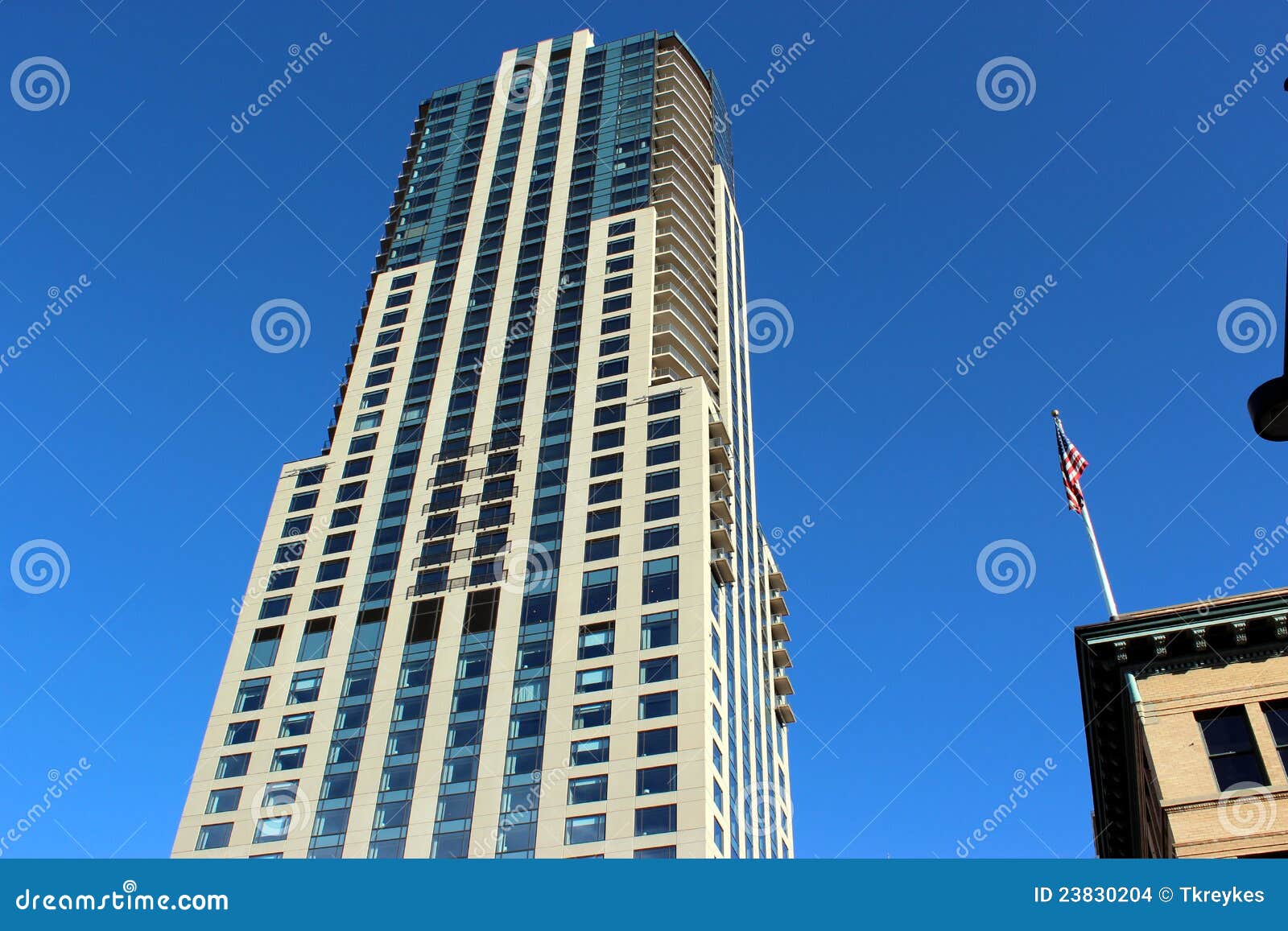 Downtown Denver Skyscrapers Stock Photo - Image of denver, architecture ...