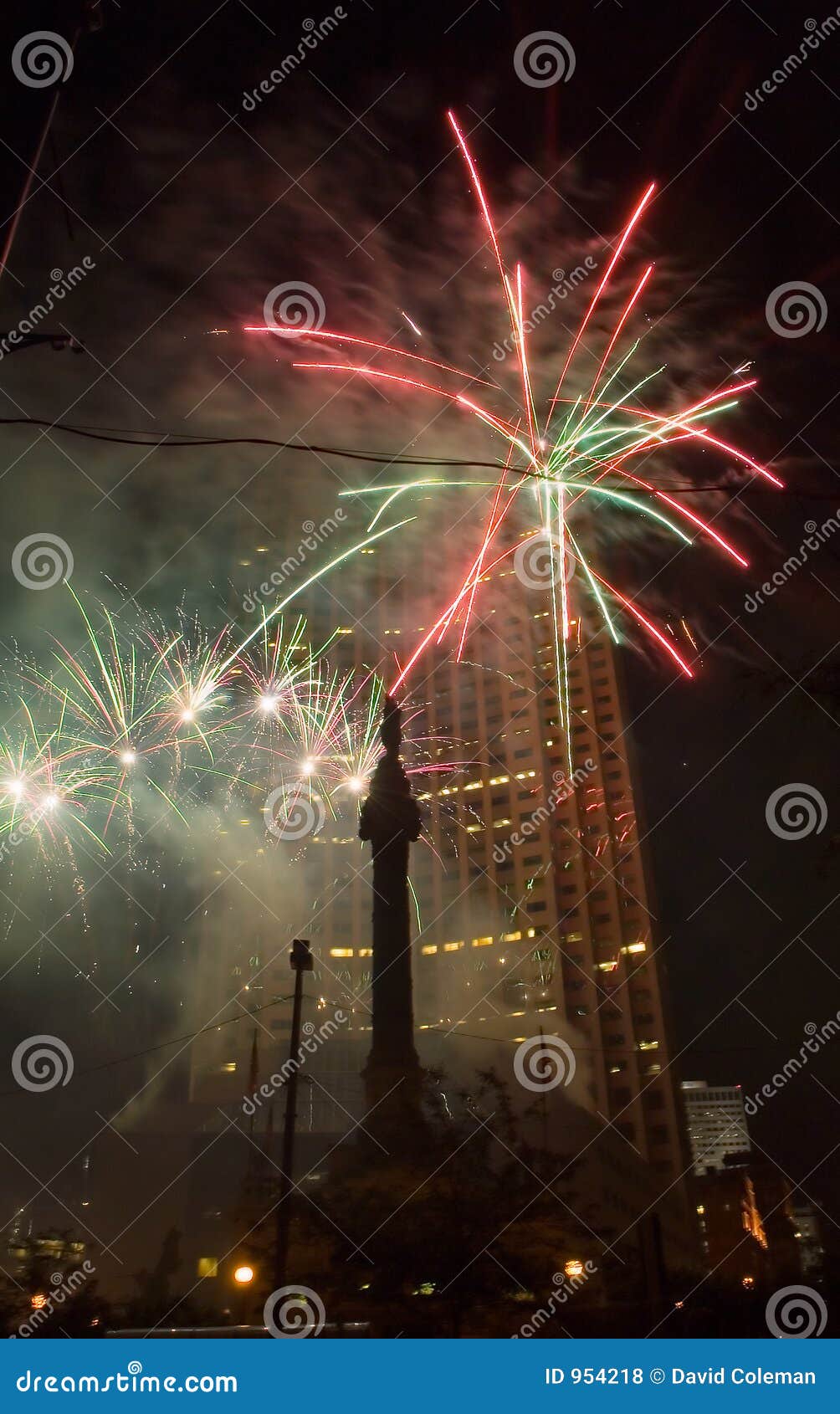 Downtown Fireworks Picture. Image: 954218