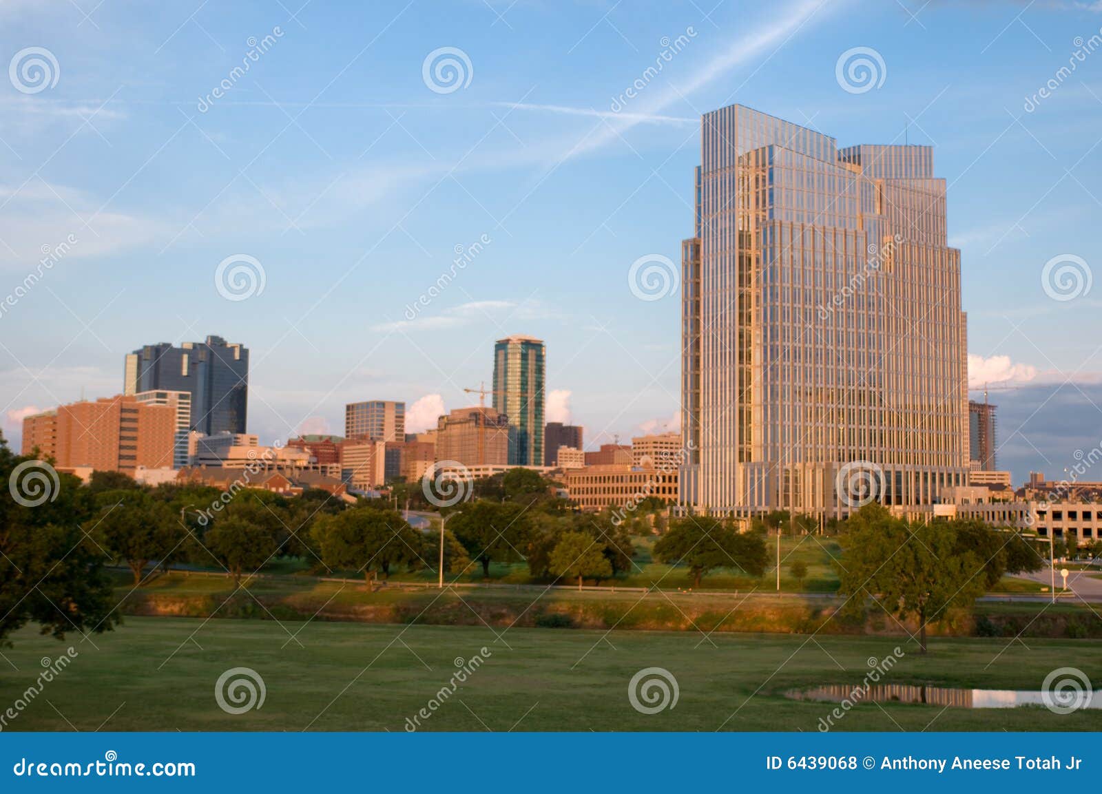 Downtown Fort Worth stock photo. Image of colour, executive - 6439068