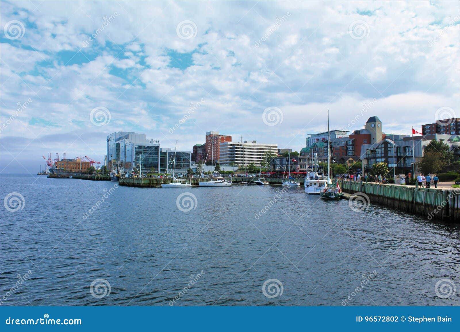 Downtown Halifax Along the Waterfront Editorial Photography - Image of ...