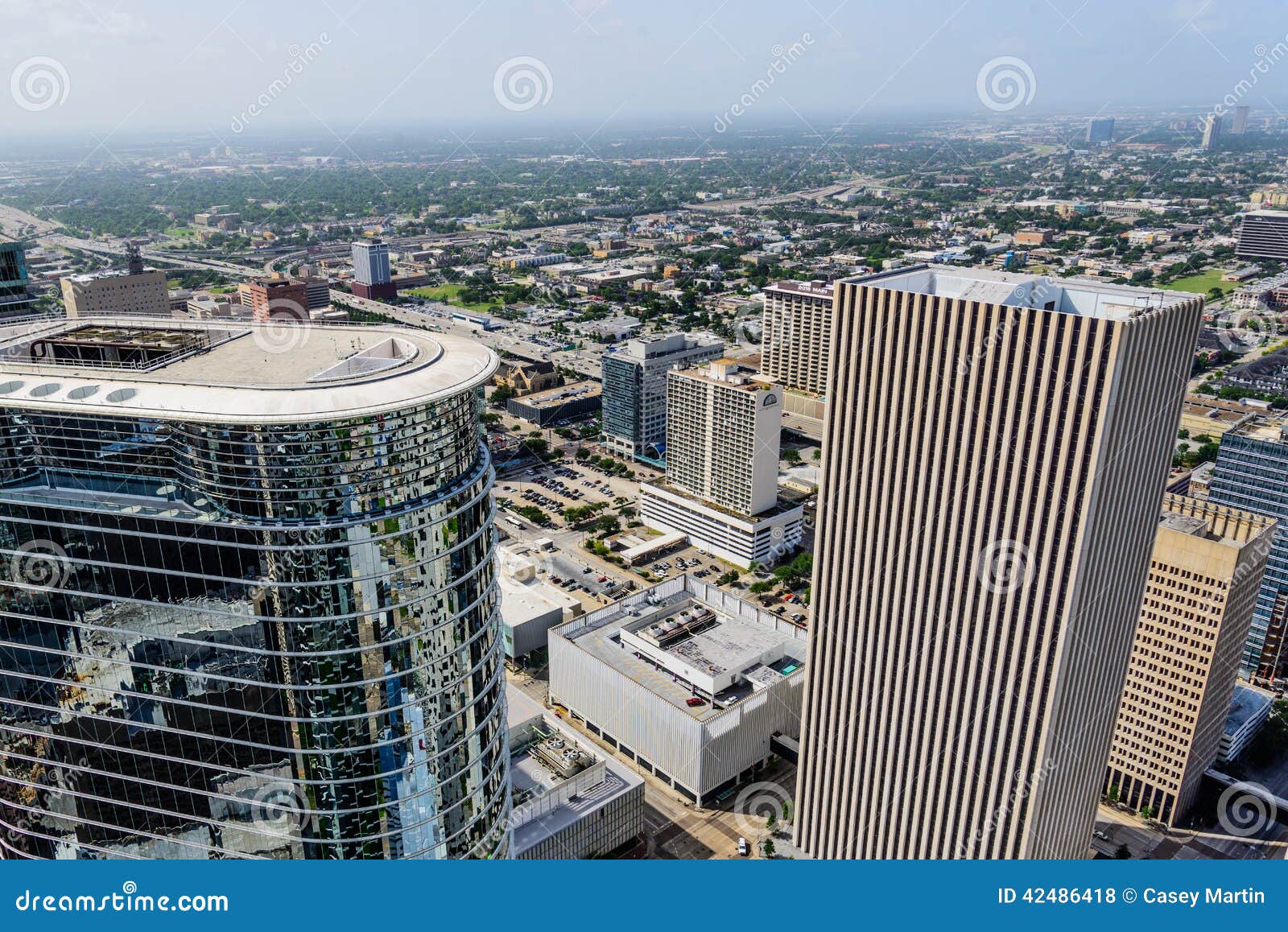 Downtown Houston buildings stock photo. Image of skyline - 42486418