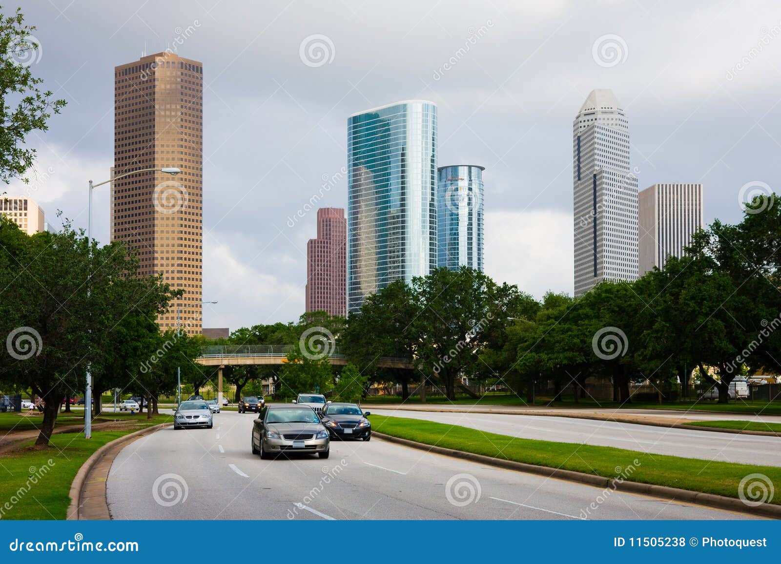 Downtown Houston Texas stock photo. Image of architecture - 11505238