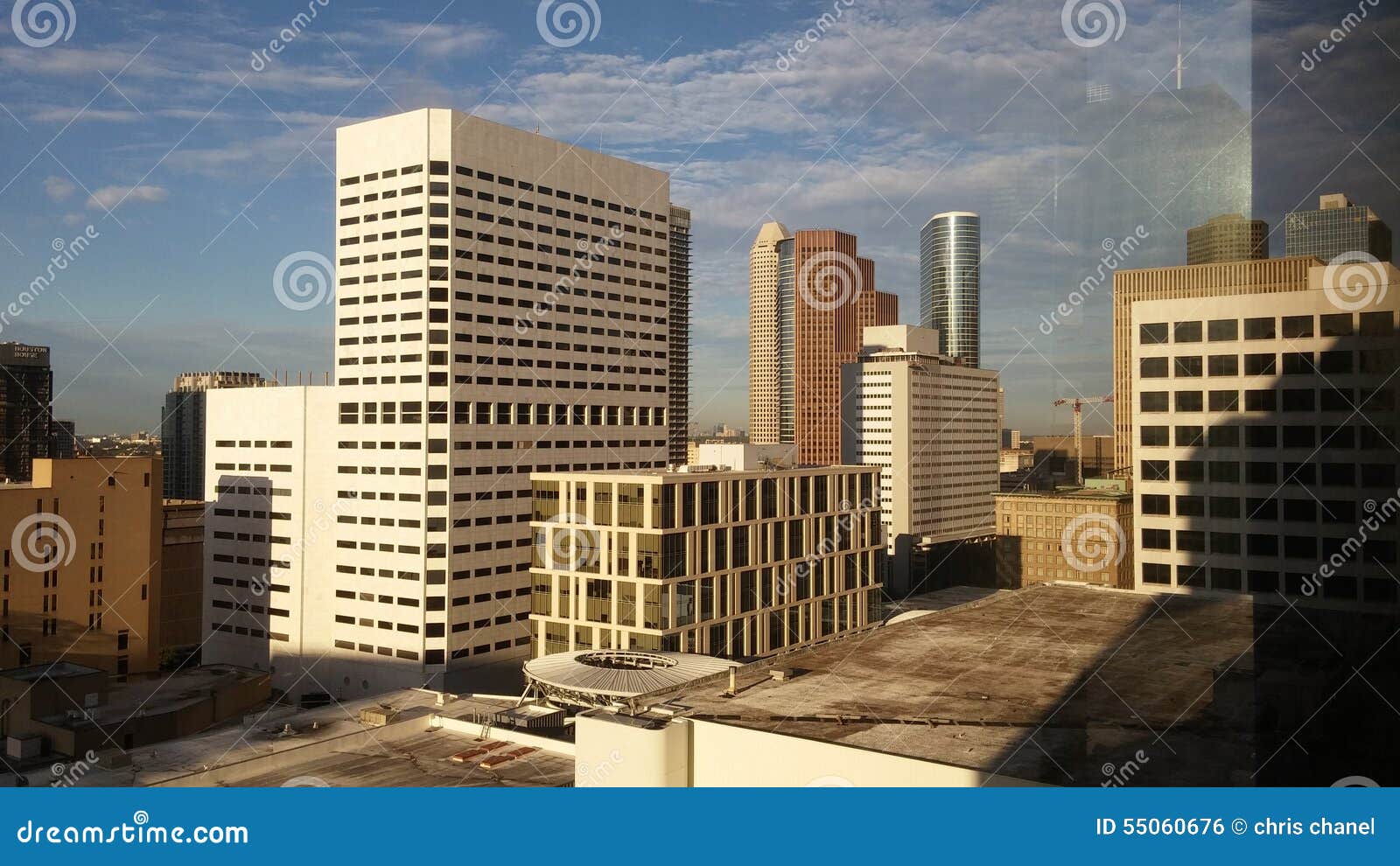 Downtown Houston stock photo. Image of four, view, houston - 55060676