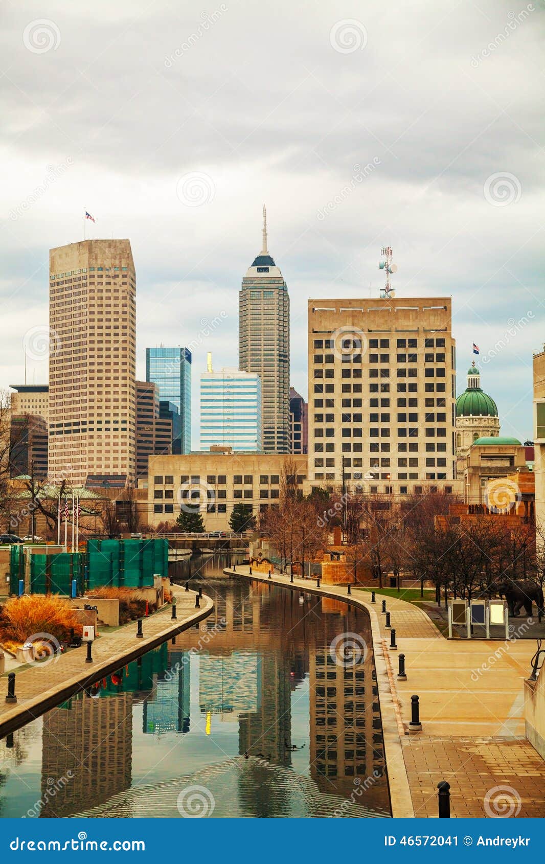 Downtown of Indianapolis stock image. Image of downtown - 46572041