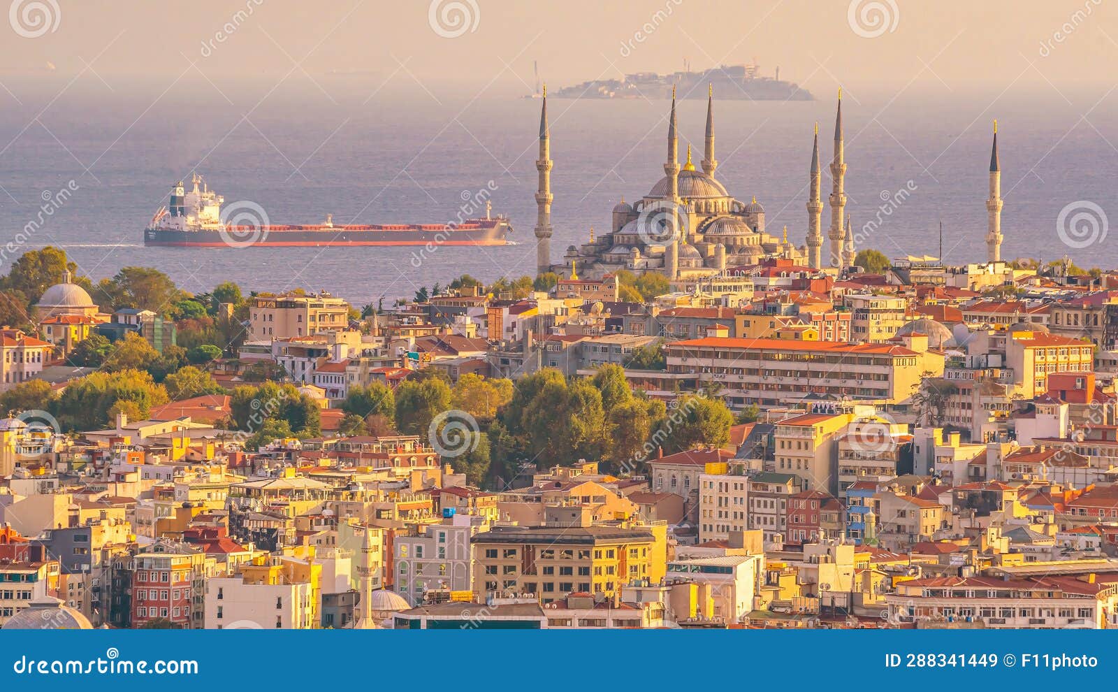 Downtown Istanbul Cityscape of Turkey Stock Image - Image of ancient ...