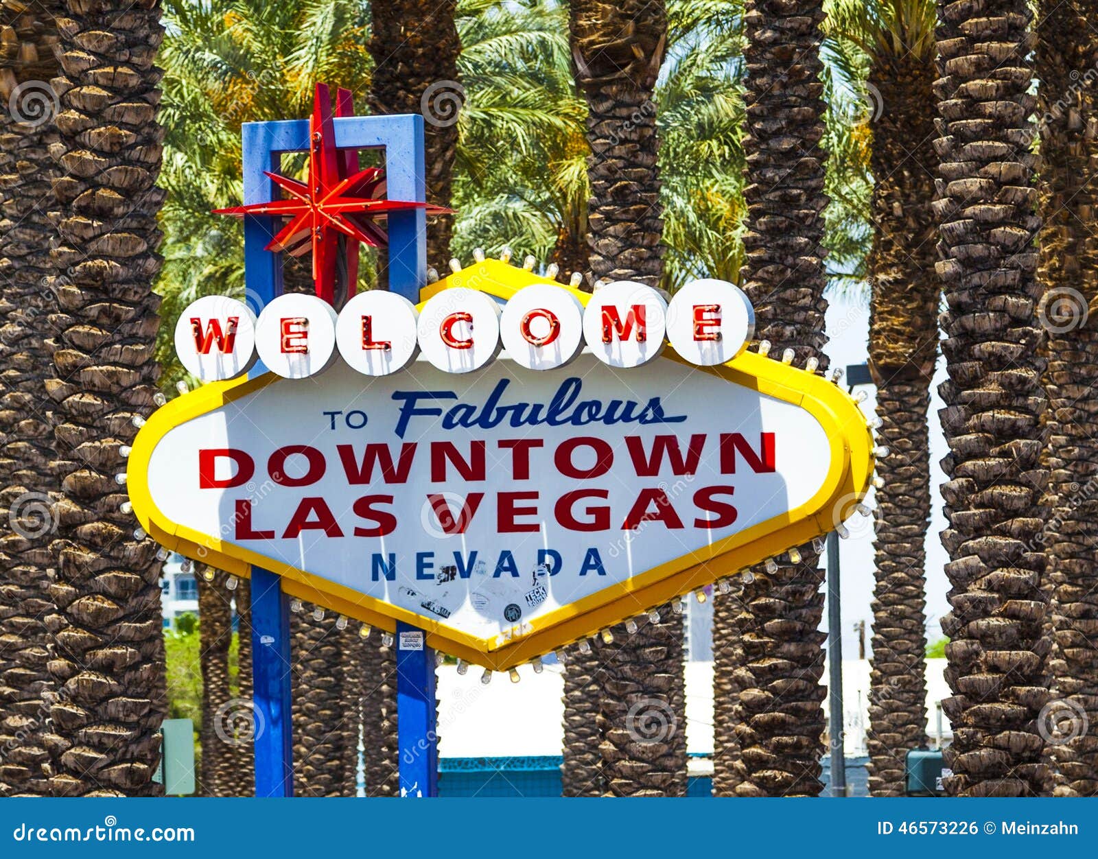 Las Vegas Welcome Neon Tourist Sign Editorial Photo | CartoonDealer.com ...