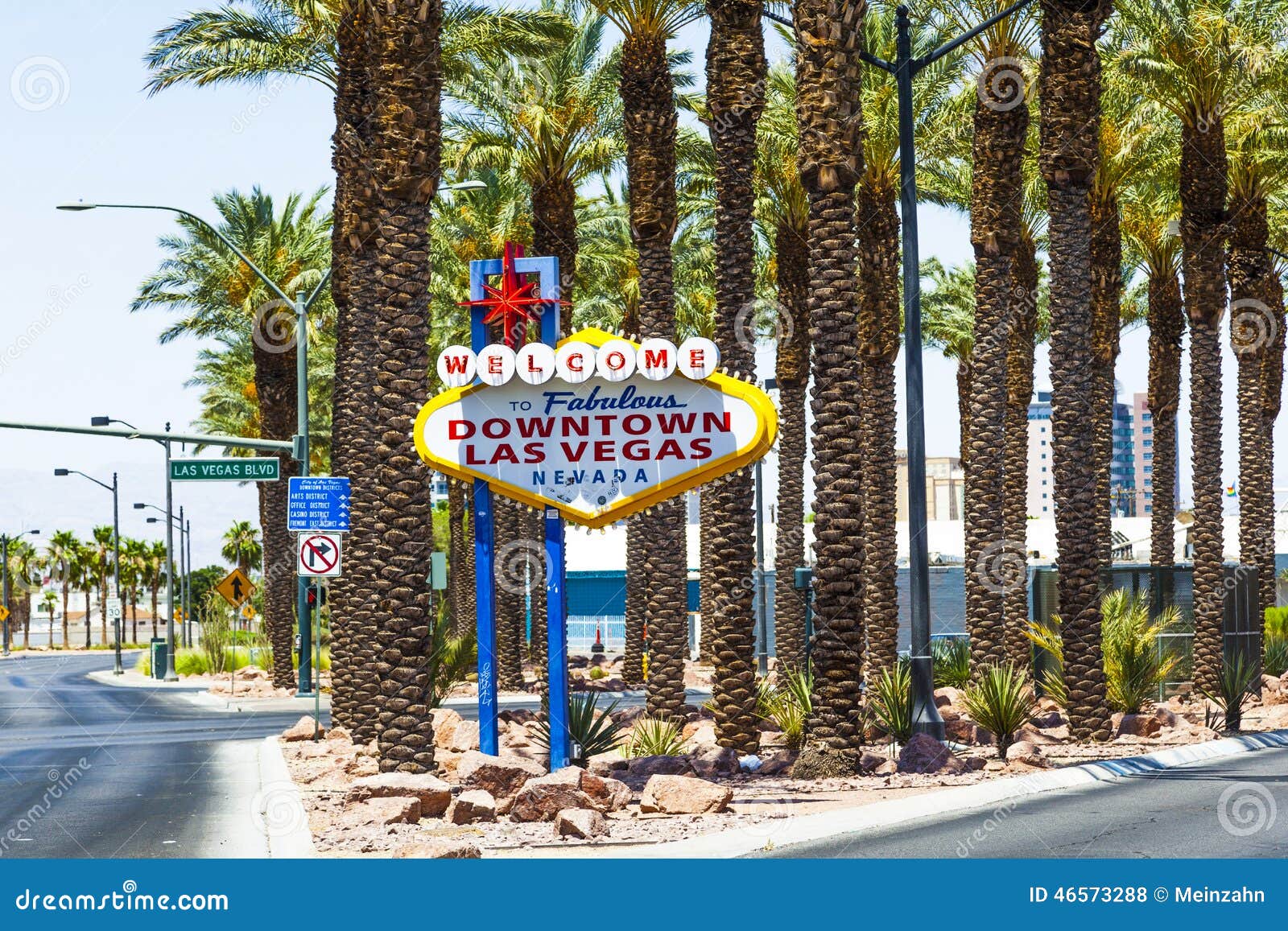 Downtown Las Vegas Welcome Sign Editorial Image | CartoonDealer.com ...