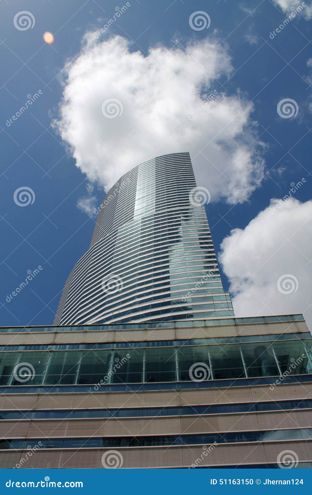 Downtown miami tower stock photo. Image of business, district - 51163150