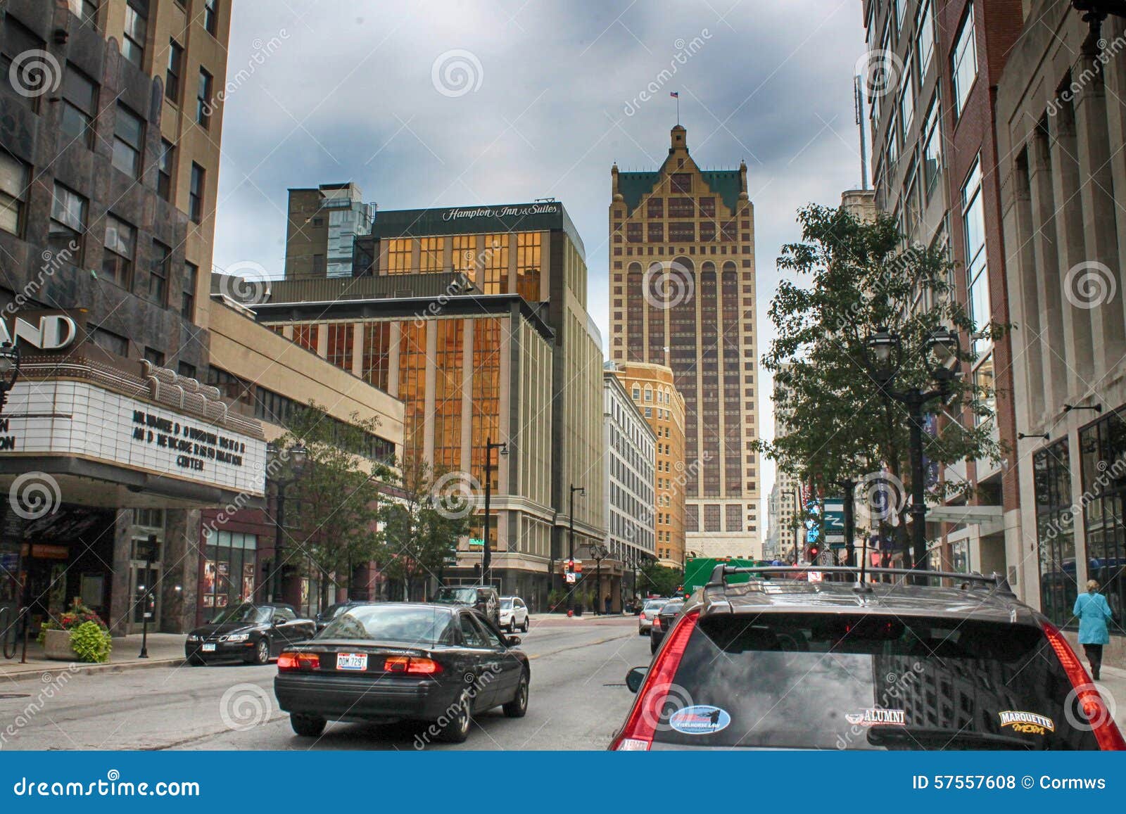The Downtown Milwaukee Street Car Known As The HOP Editorial Image ...