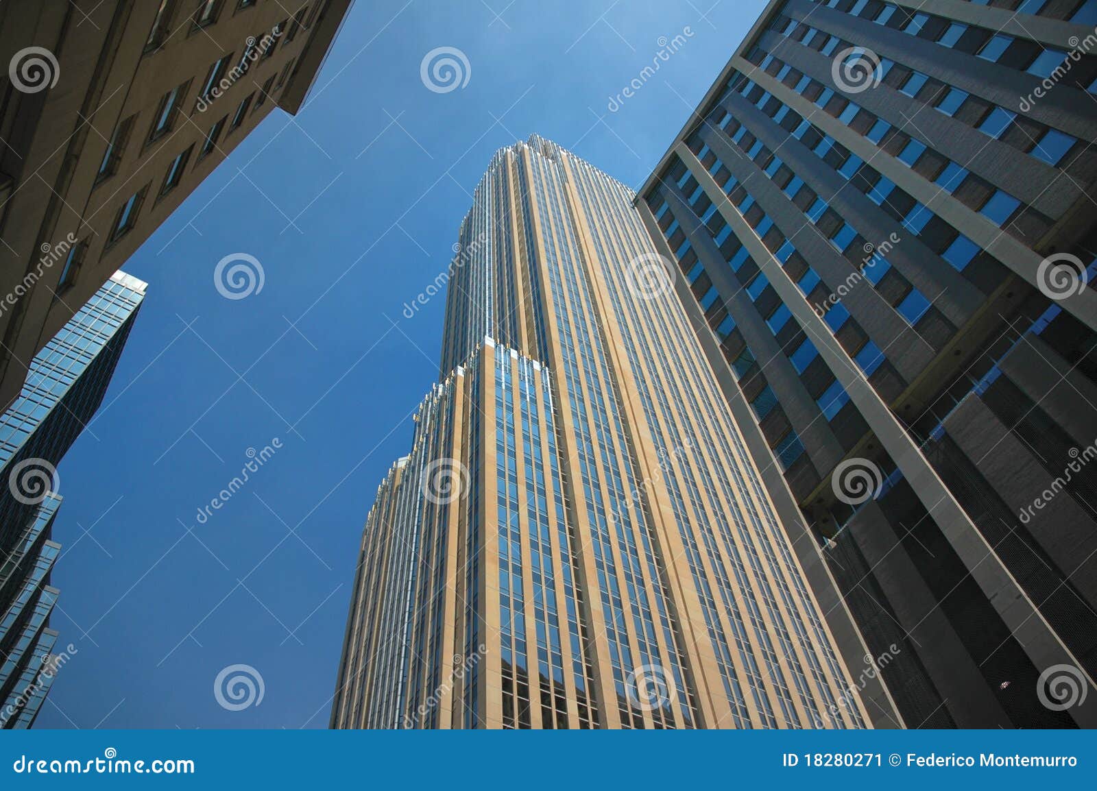 Downtown Minneapolis stock image. Image of windows, perspective - 18280271