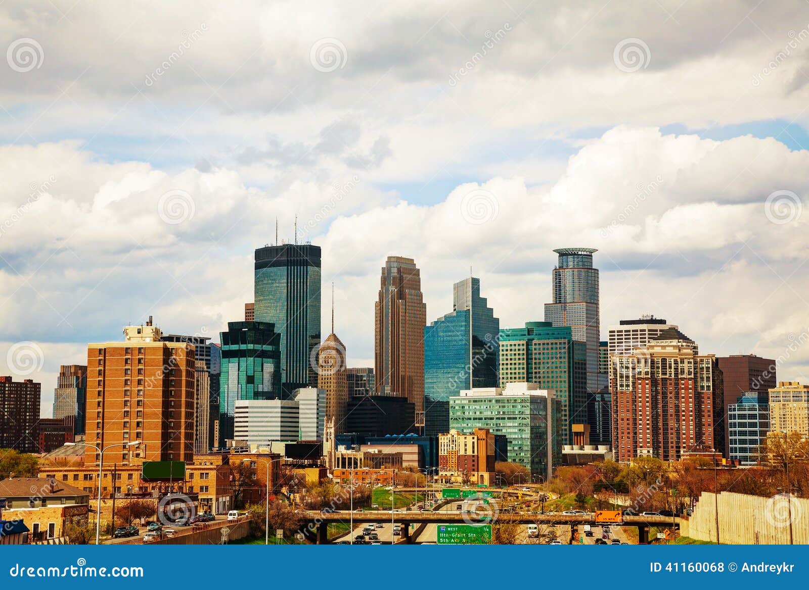 Downtown Minneapolis, Minnesota Stock Photo - Image of minnesota ...