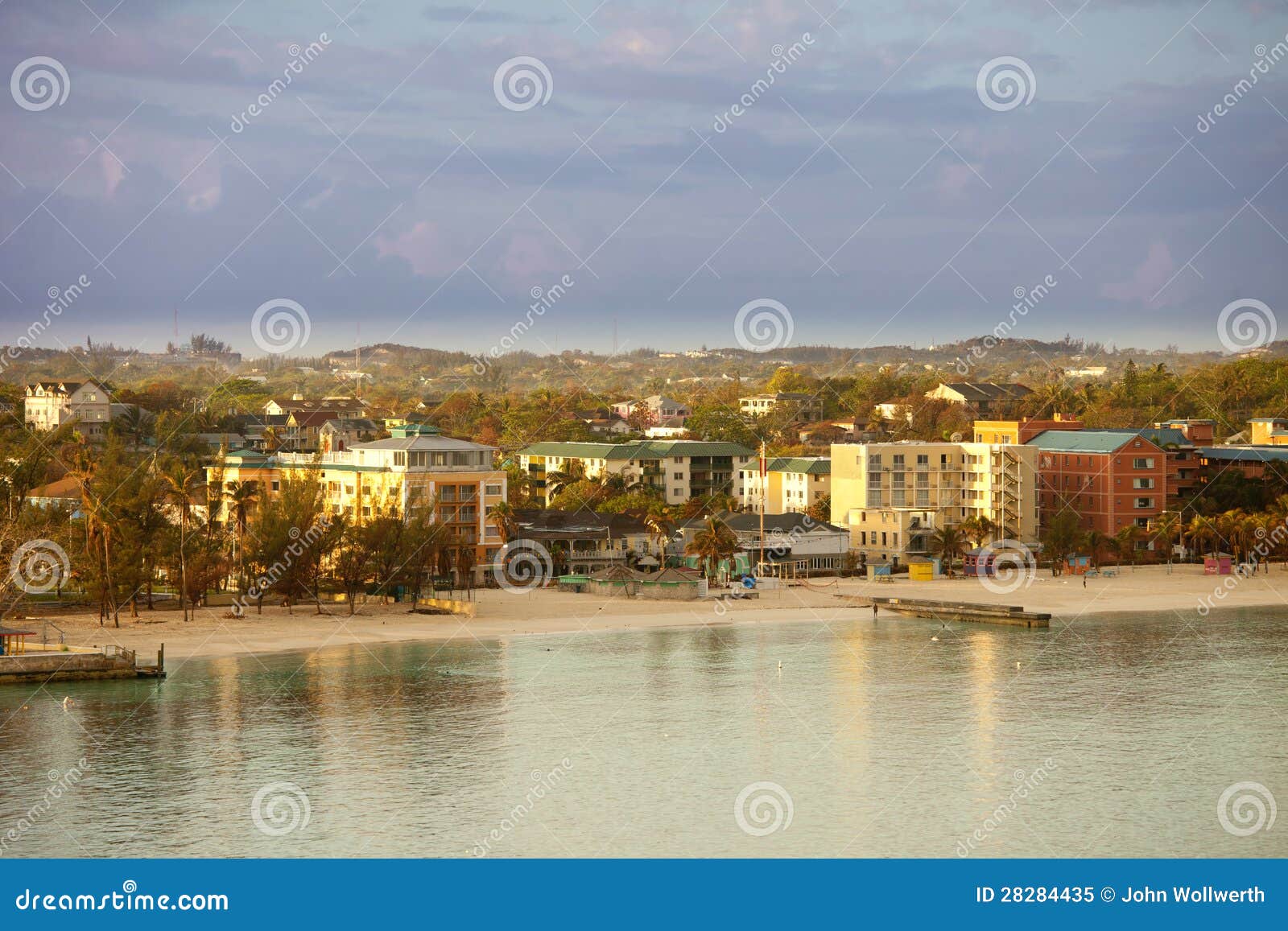 Downtown nassau, bahamas stock image. Image of caribbean - 28284435