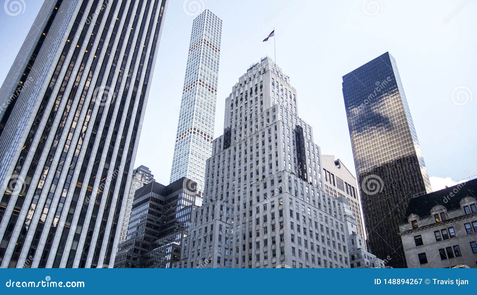 Downtown New York stock image. Image of buildings, america - 148894267