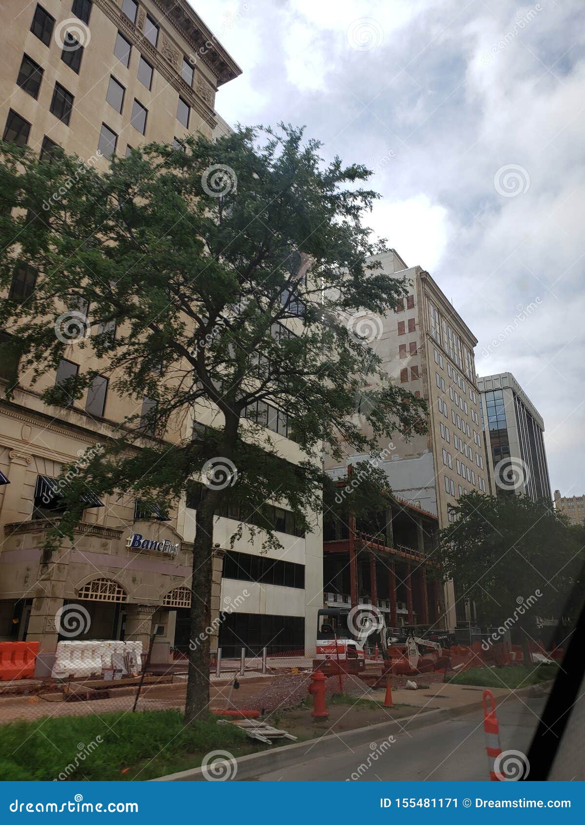 Downtown Oklahoma city editorial photo. Image of building - 155481171