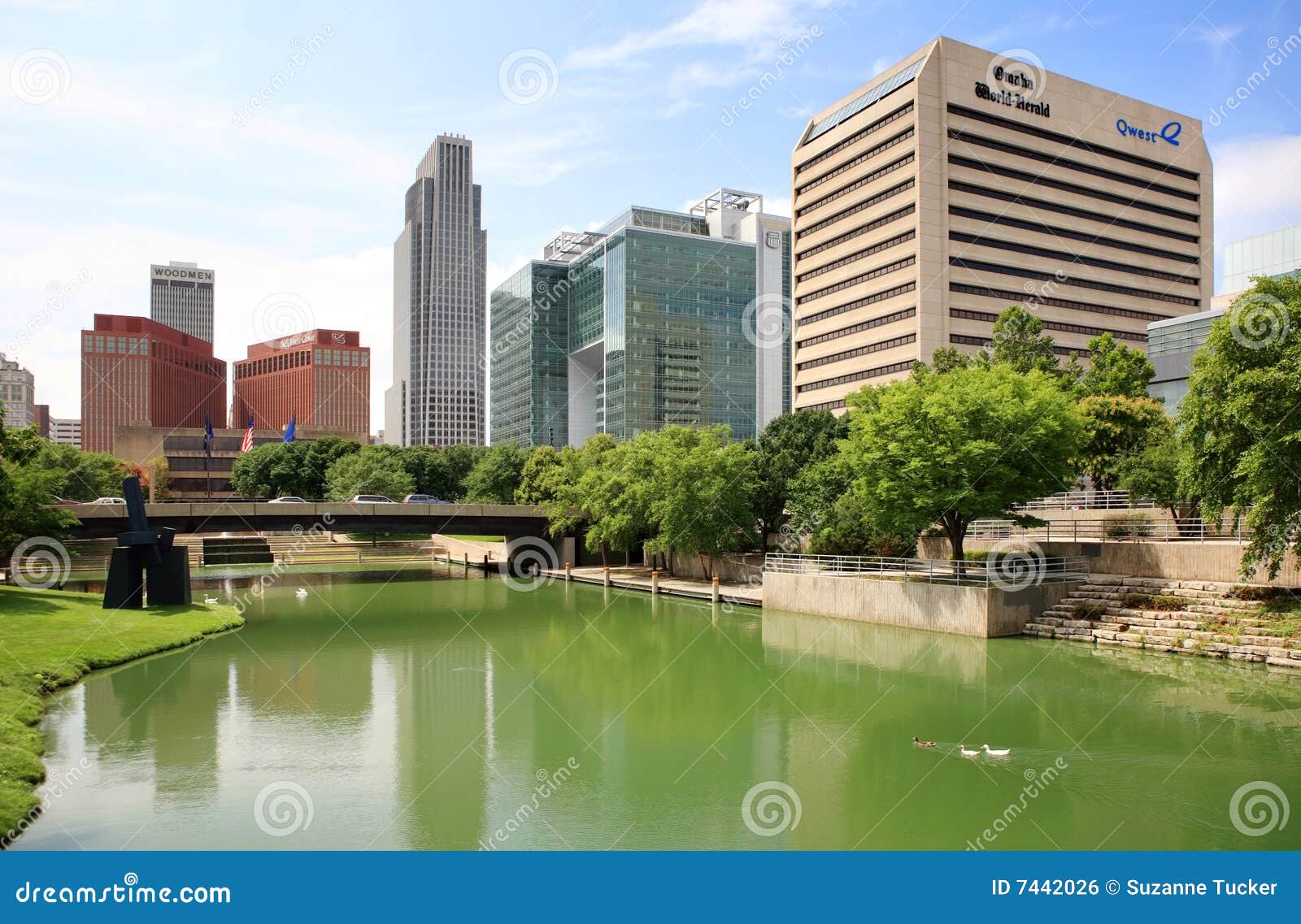 Downtown Omaha, Nebraska Skyline Editorial Photo - Image of city ...