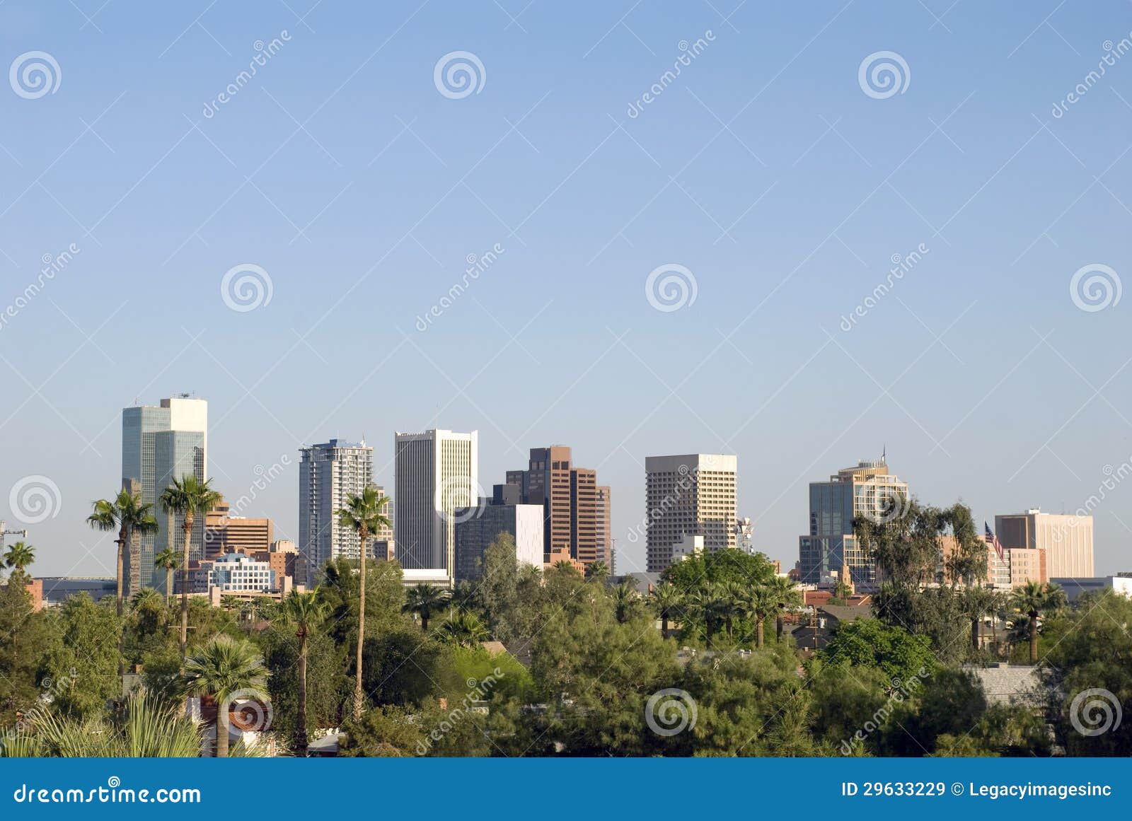 City Skyline Phoenix Arizona