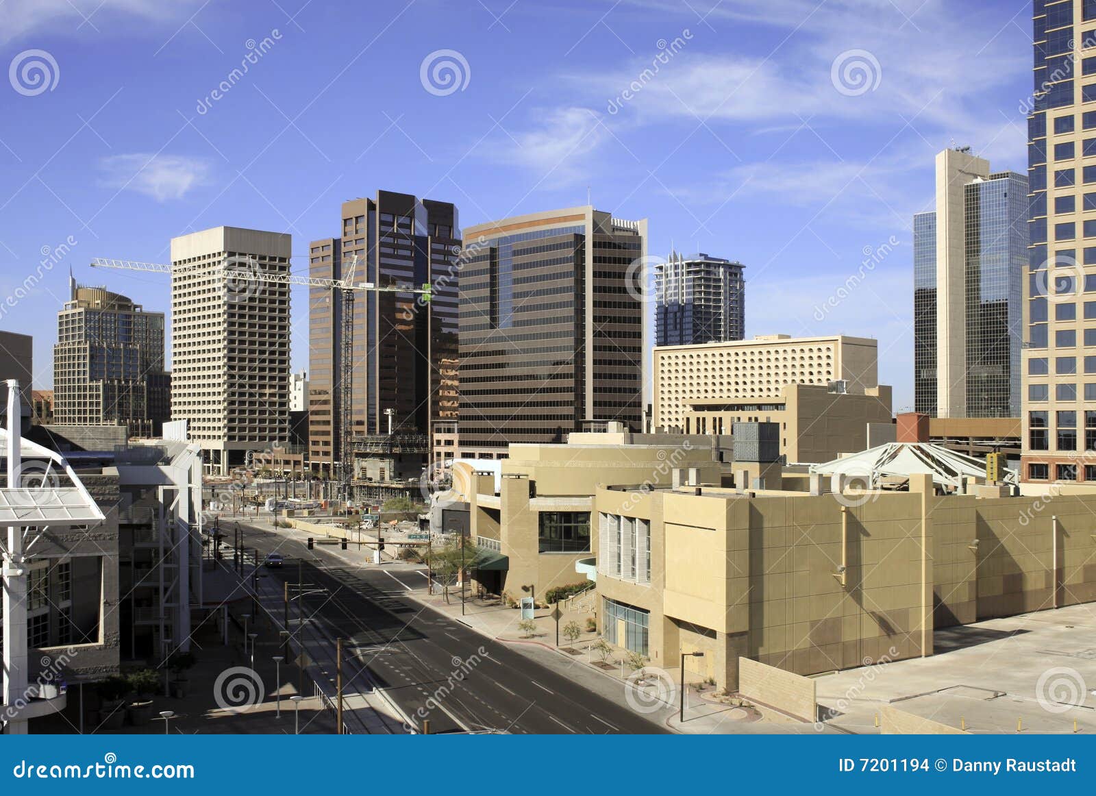 Downtown Phoenix Office Buildings Arizona Stock Photo - Image of ...